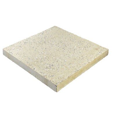 Bradstone Cream Reconstituted stone Paving slab, 8.1m² (L)450mm (W ...