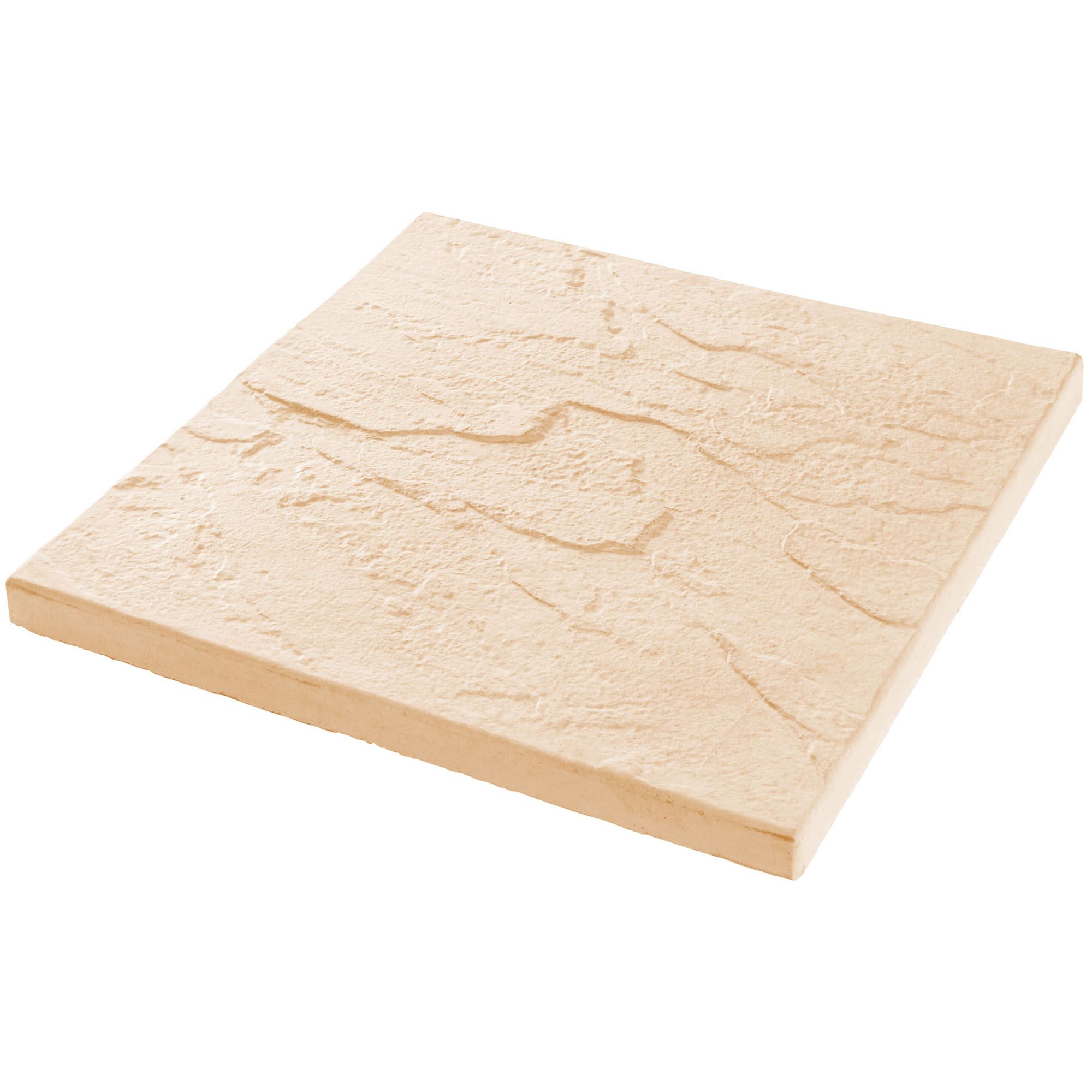 Bradstone Edale Cream Concrete Paving slab, 16.08m² (L)450mm (W)450mm ...