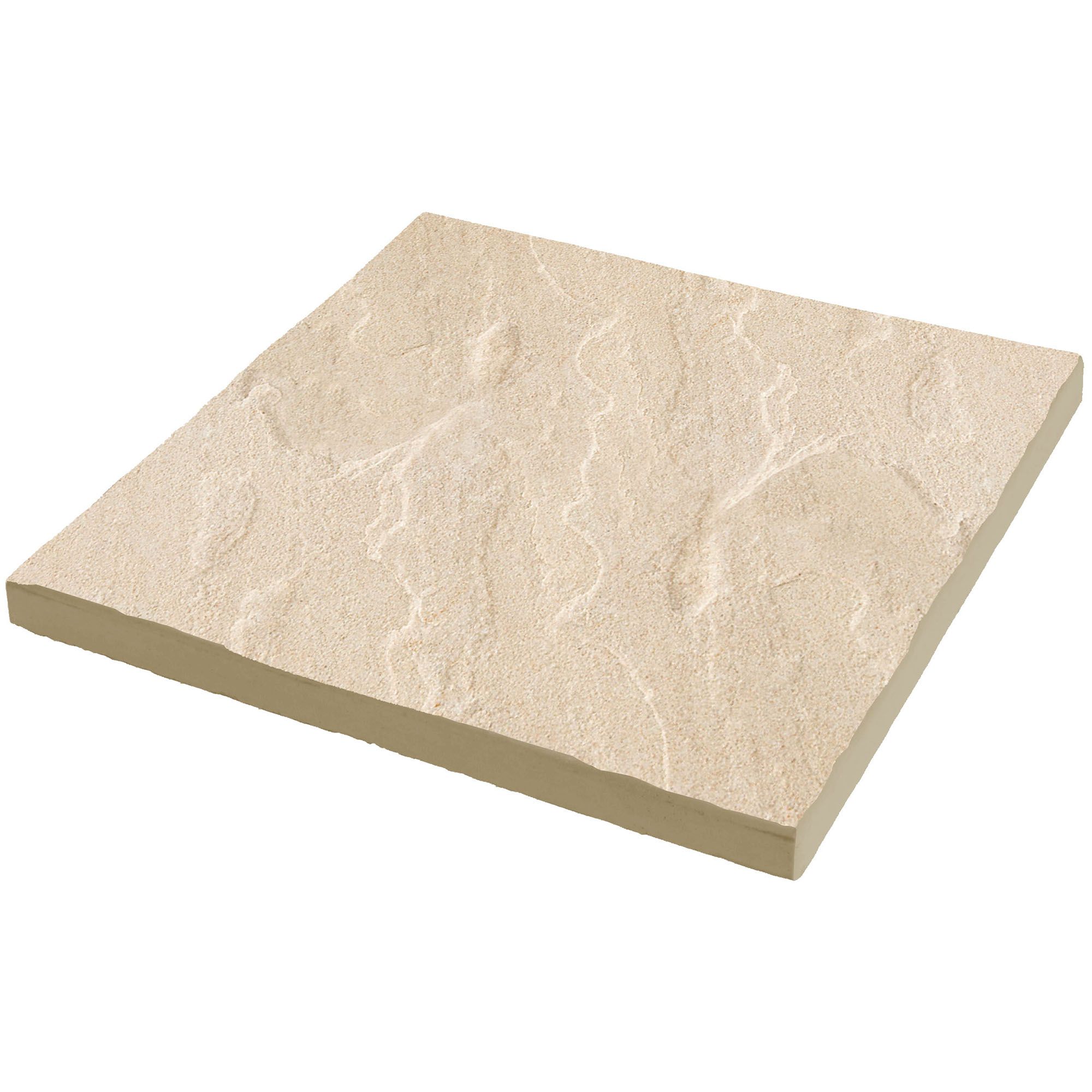 Bradstone Fossil Buff Sandstone Paving slab, 15.5m² (L)900mm (W)600mm ...
