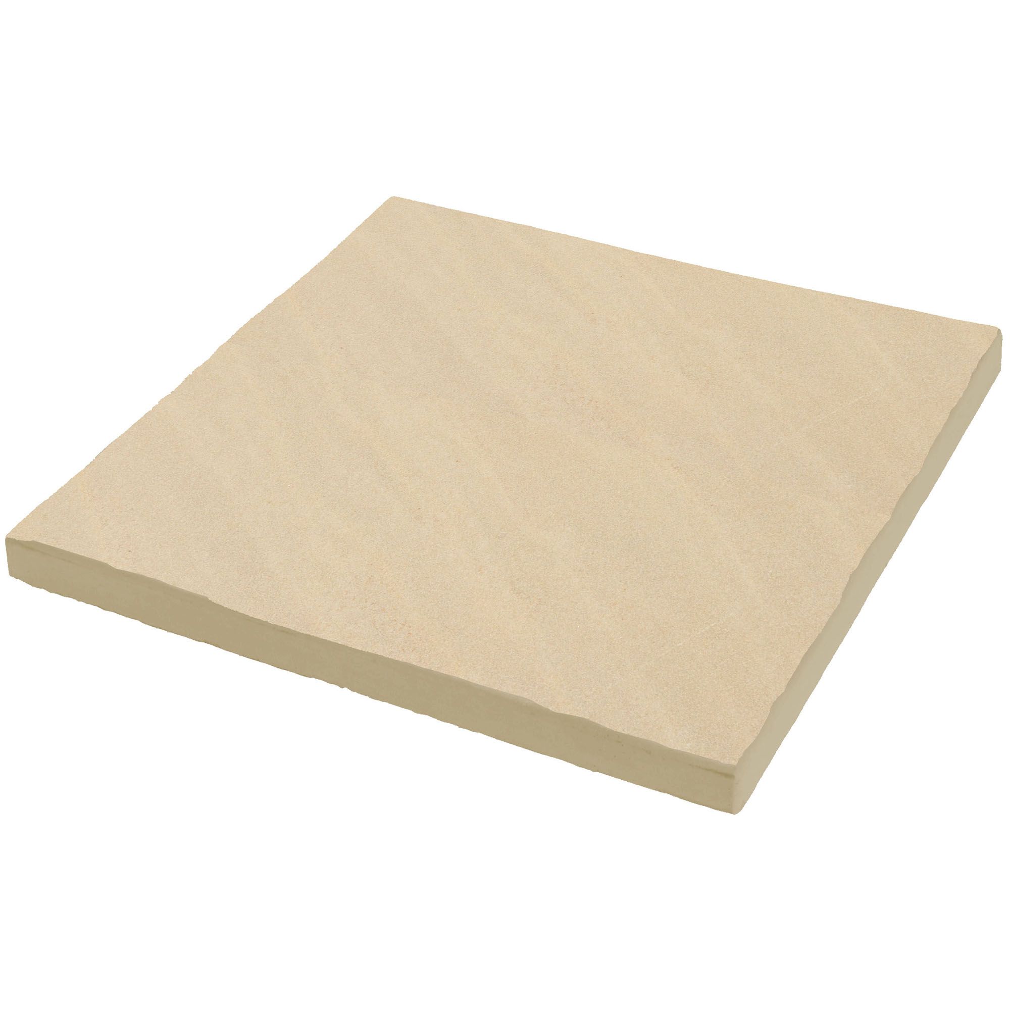 Bradstone Fossil Buff Sandstone Paving slab, 8.15m² (L)300mm (W)300mm ...