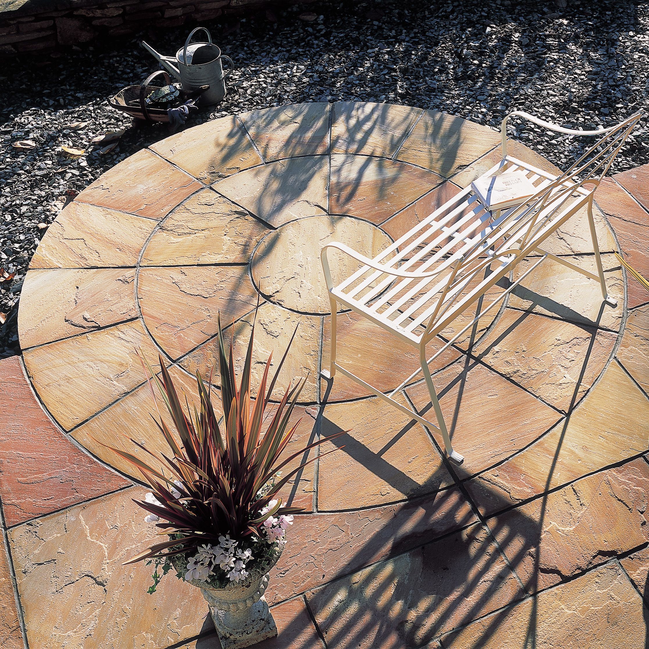 Bradstone Natural sandstone Sunset buff Sandstone Paving set, 4.75m² (L ...