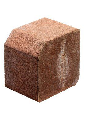 Bradstone Red Block kerb (L)100mm (W)125mm (T)125mm, Pack of 288