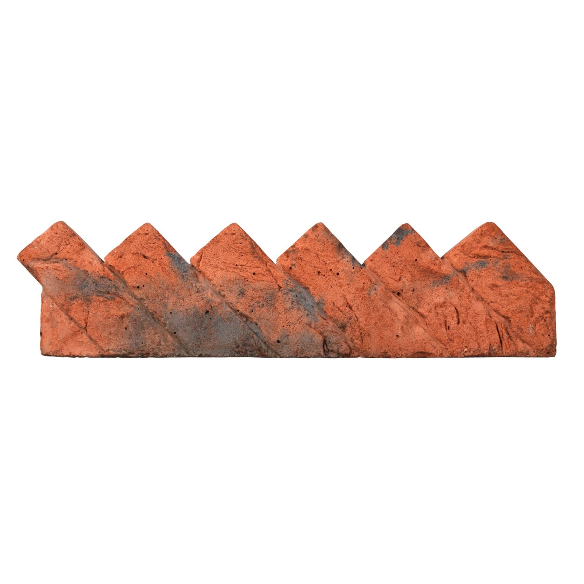 Bradstone Sawtooth Traditional Brindle red Paving edging (H)140mm (W ...
