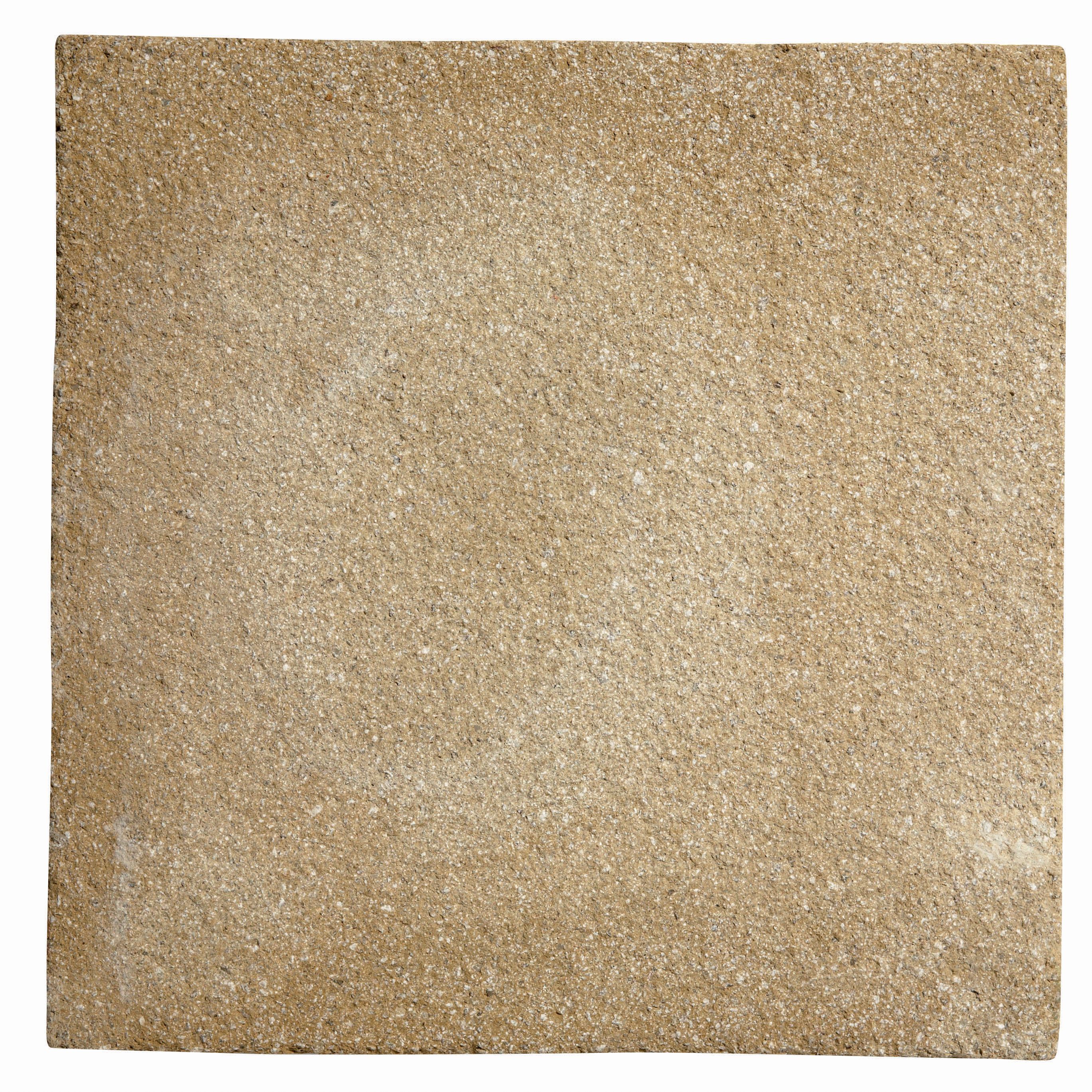 Bradstone Textured Buff Reconstituted stone Paving slab (L)450mm (W ...