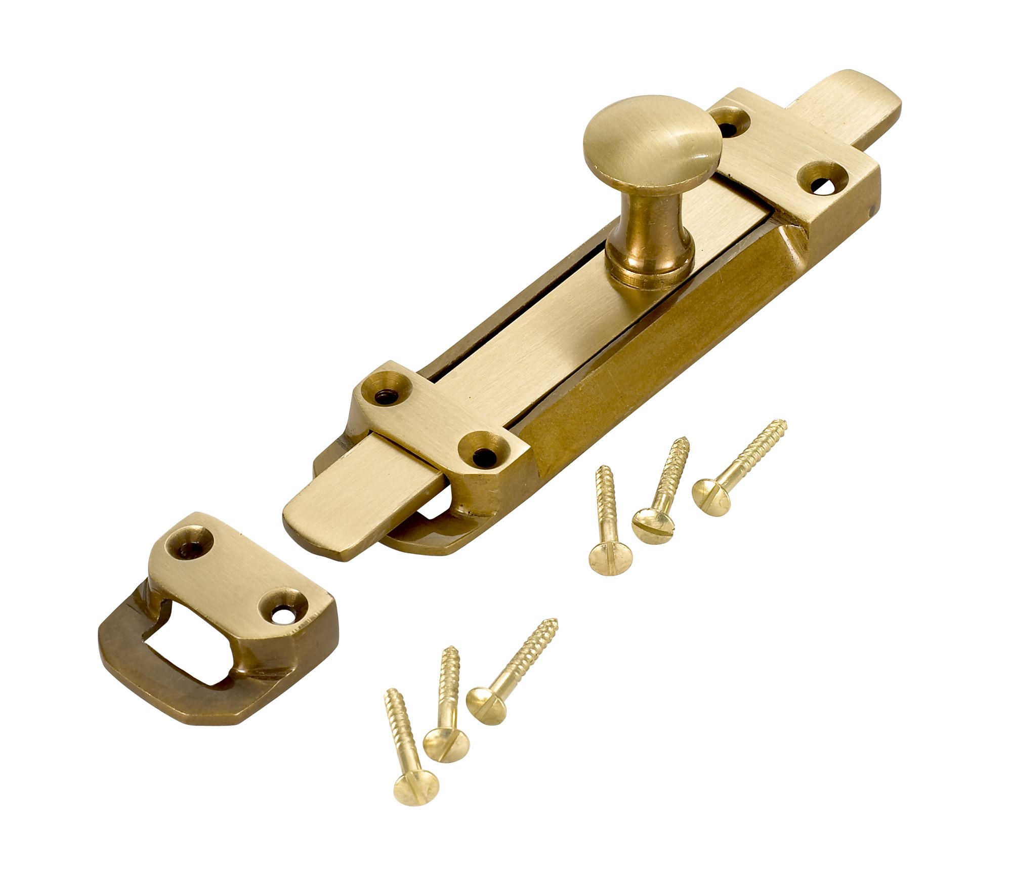 Brass Door bolt H 32109 (L)152mm (W)30mm | DIY at B&Q