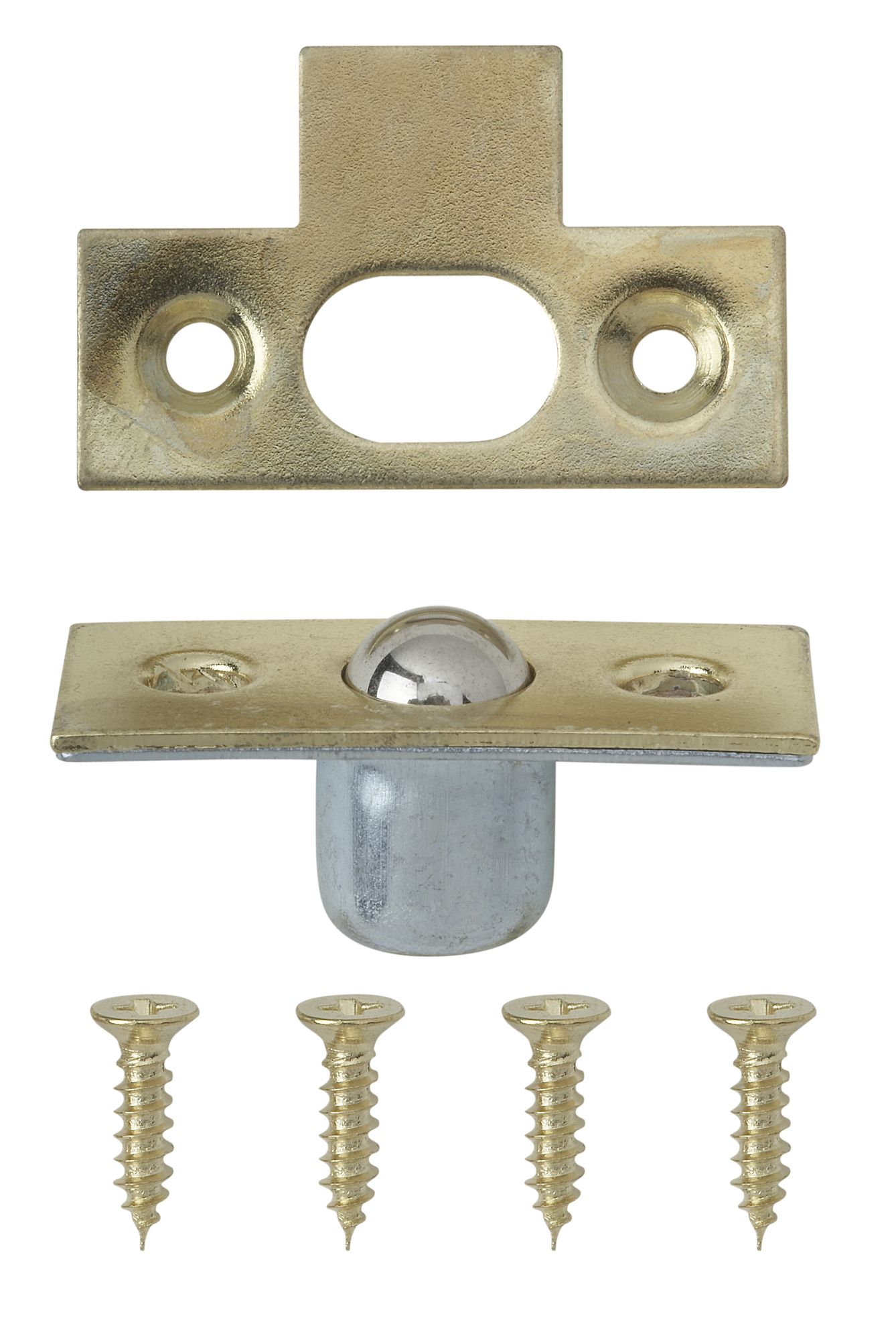 Brass-plated Bales catch (L)37mm (W)14mm