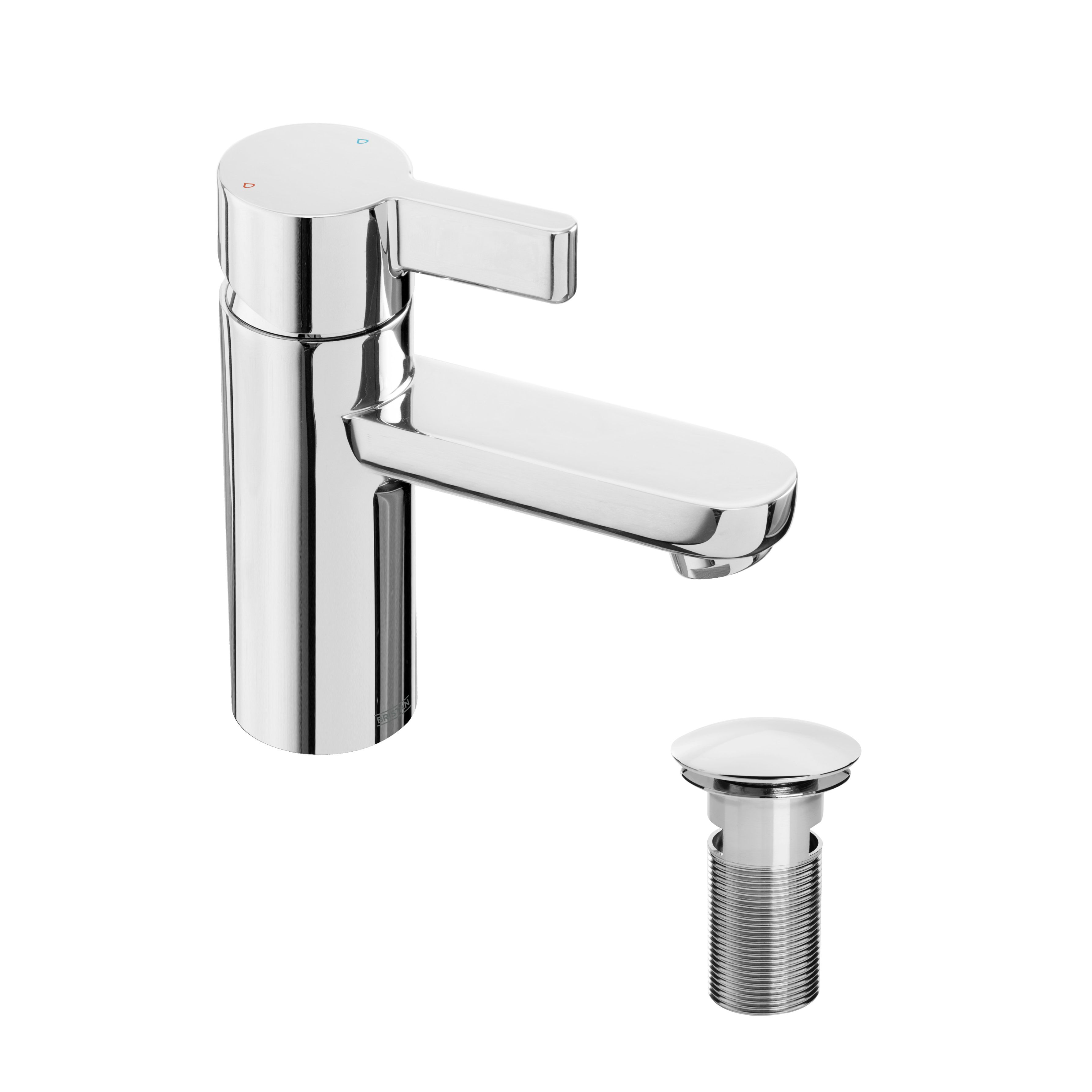 Bristan Beam 1 lever Chrome effect Contemporary Basin Mixer Tap | DIY ...