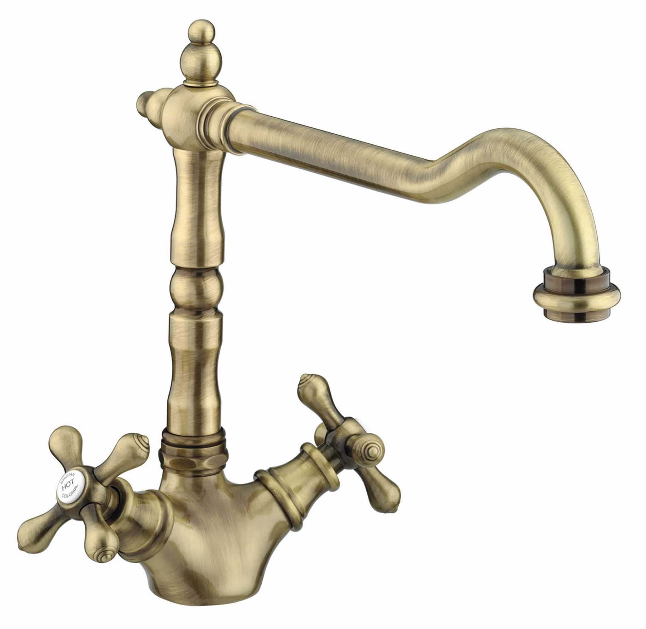 Bristan Colonial Bronze effect Kitchen Mixer Tap | DIY at B&Q