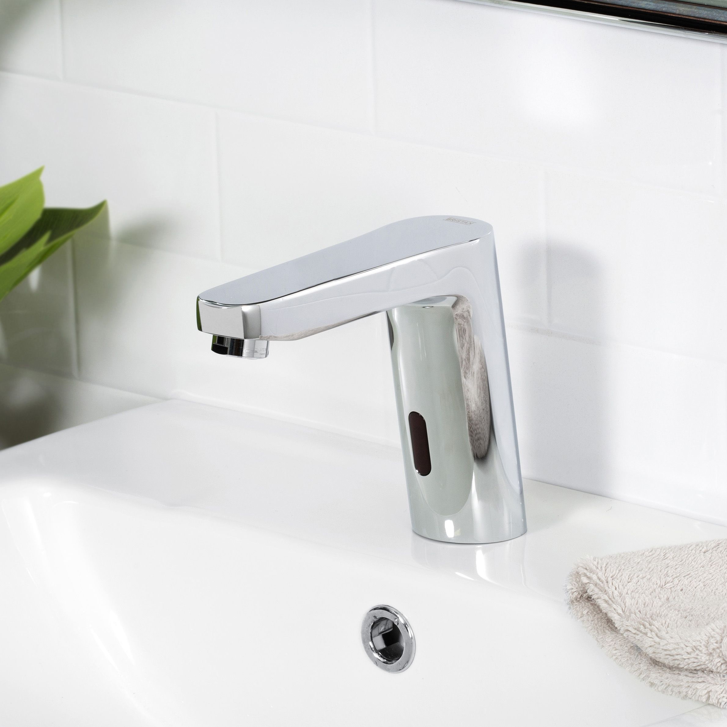 Bristan Commercial Chrome effect Thermostatic Deck Mono mixer Sensor tap