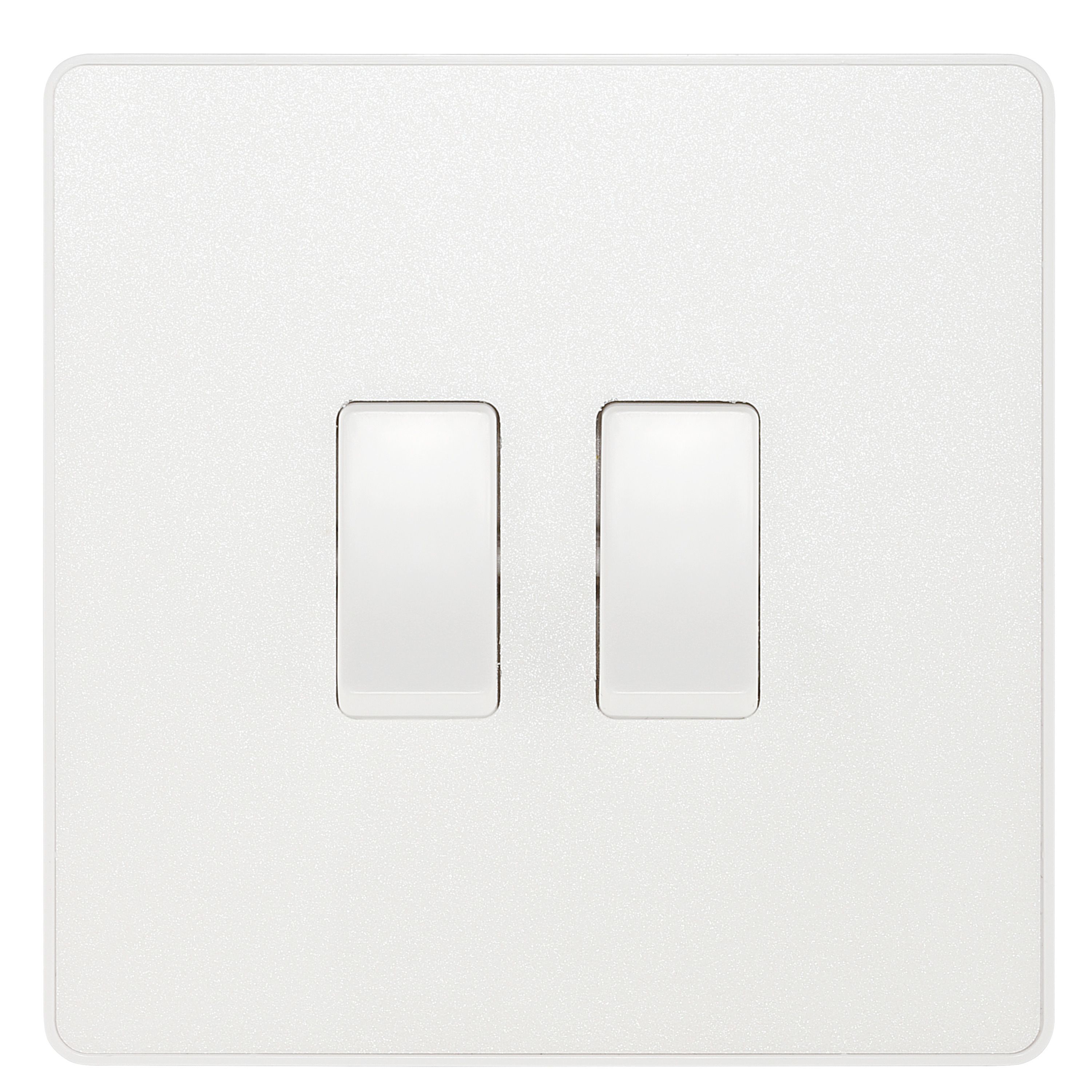 British General 20A 2 way 2 gang Double light Screwless Switch ...