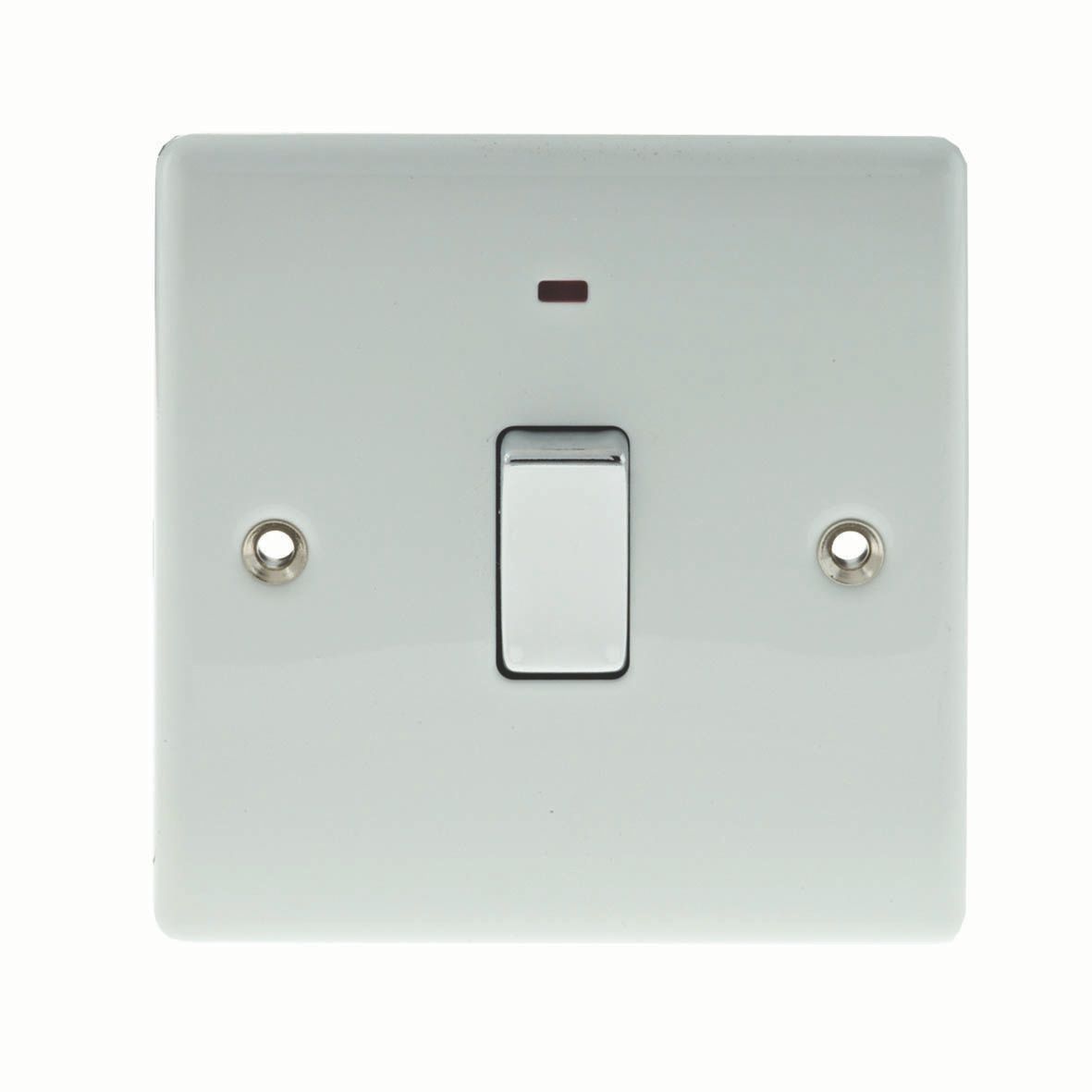 British General 20A White Single Switch | DIY at B&Q