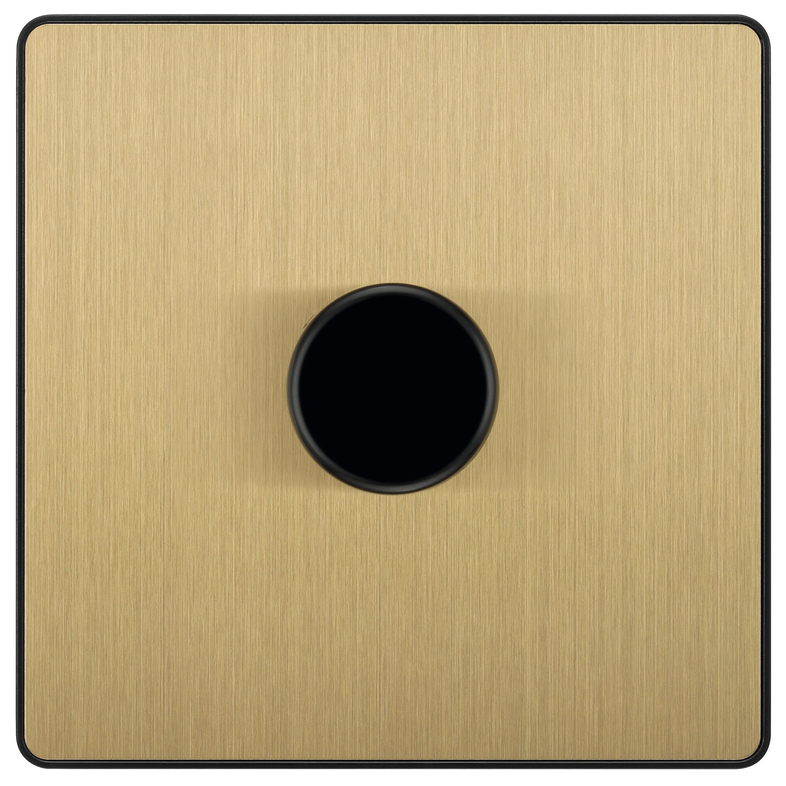 British General profile Single 2 way 200W Screwless Dimmer switch Satin ...