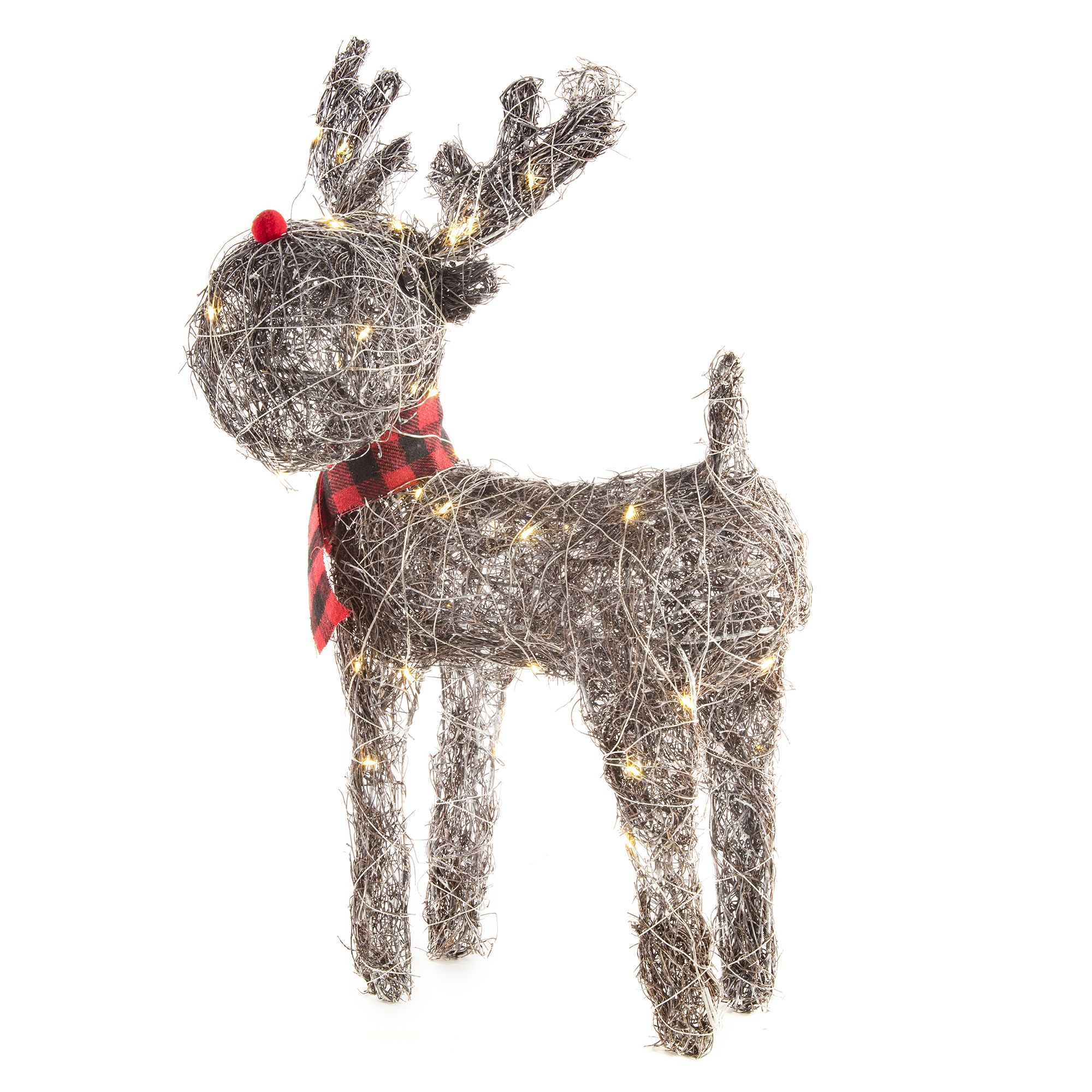 Brown Extra Large Reindeer Christmas Illuminated Freestanding Christmas ...