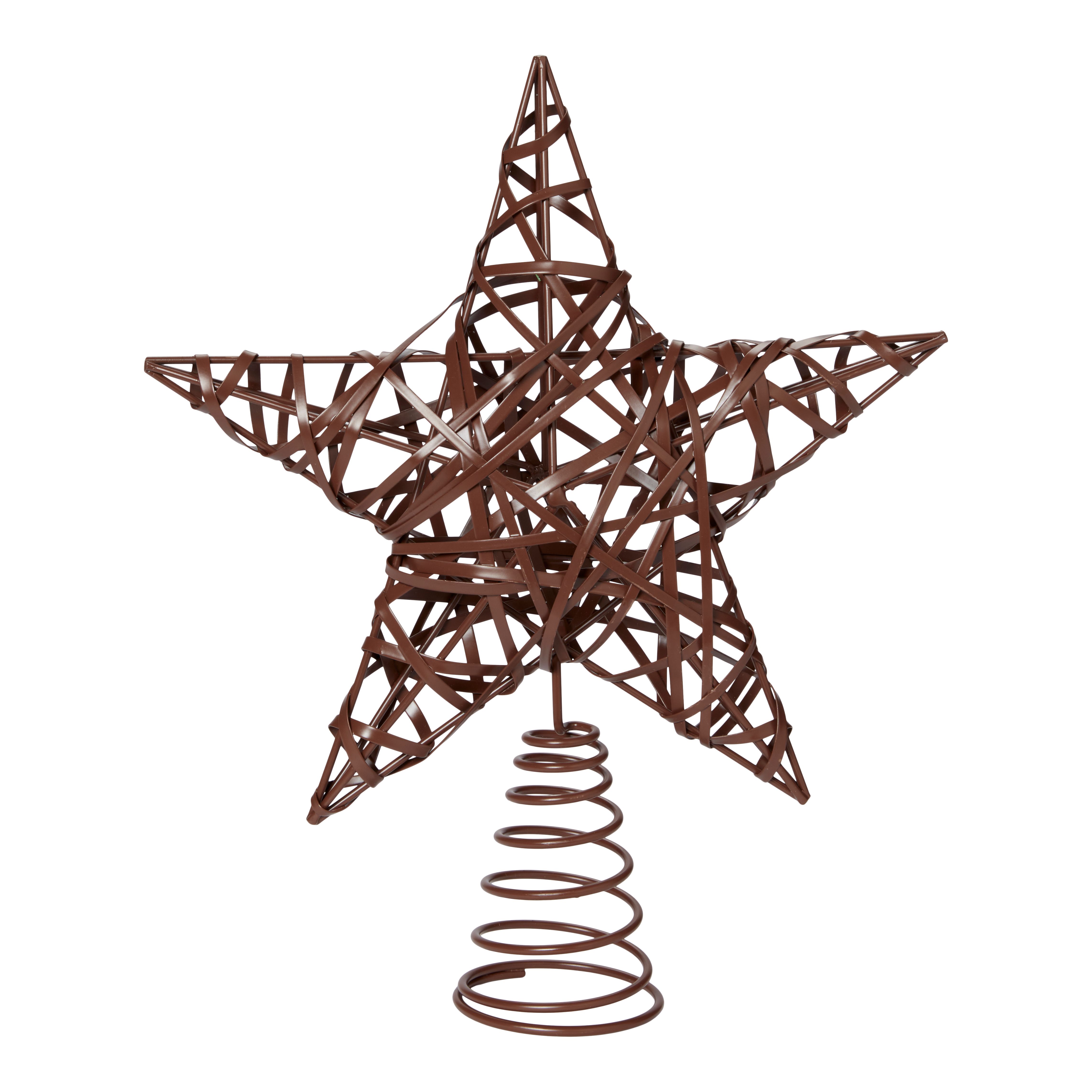 Brown Metal Star Tree topper | DIY at B&Q