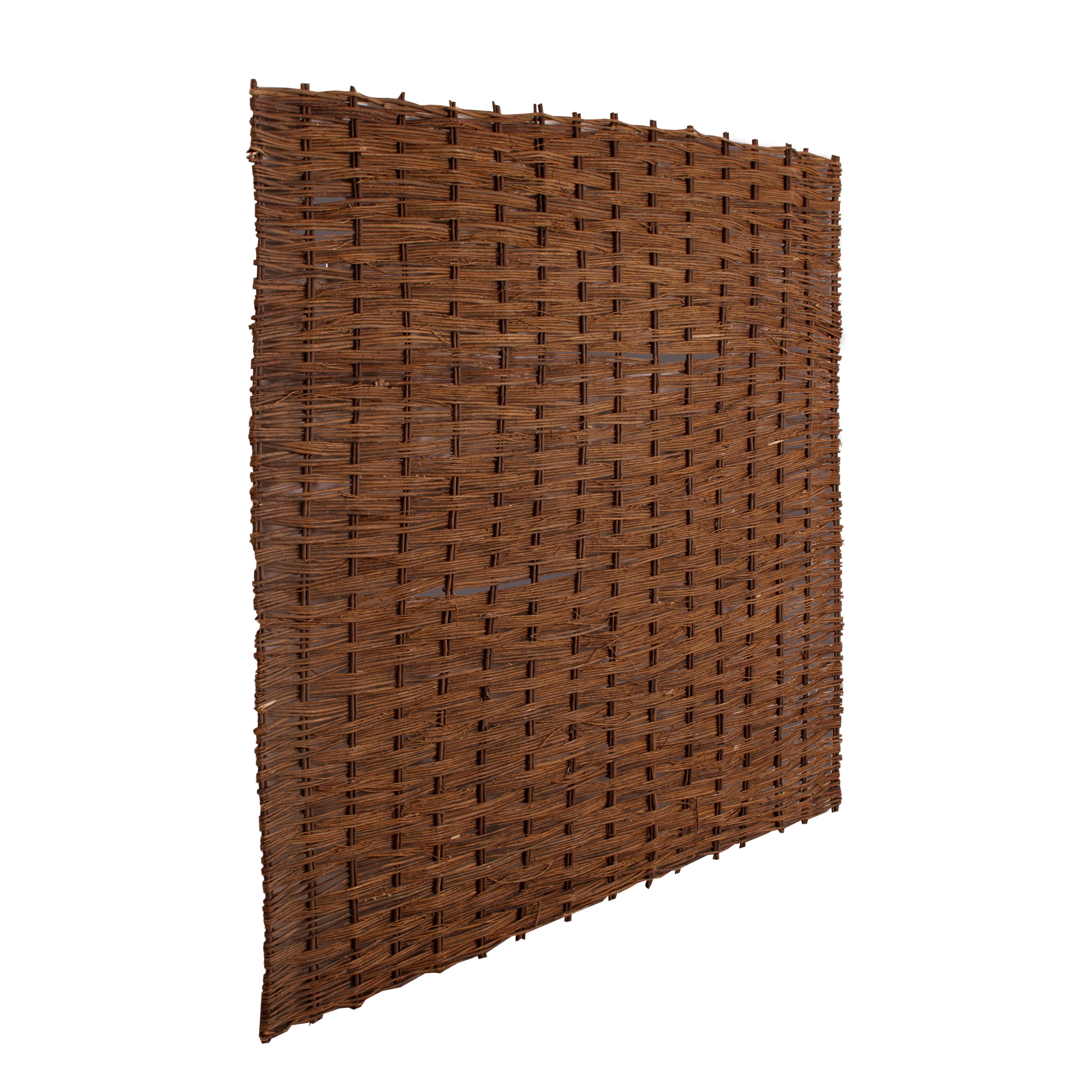 Brown Willow Garden screen (H)1.8m (W)1.8m , Pack of 4