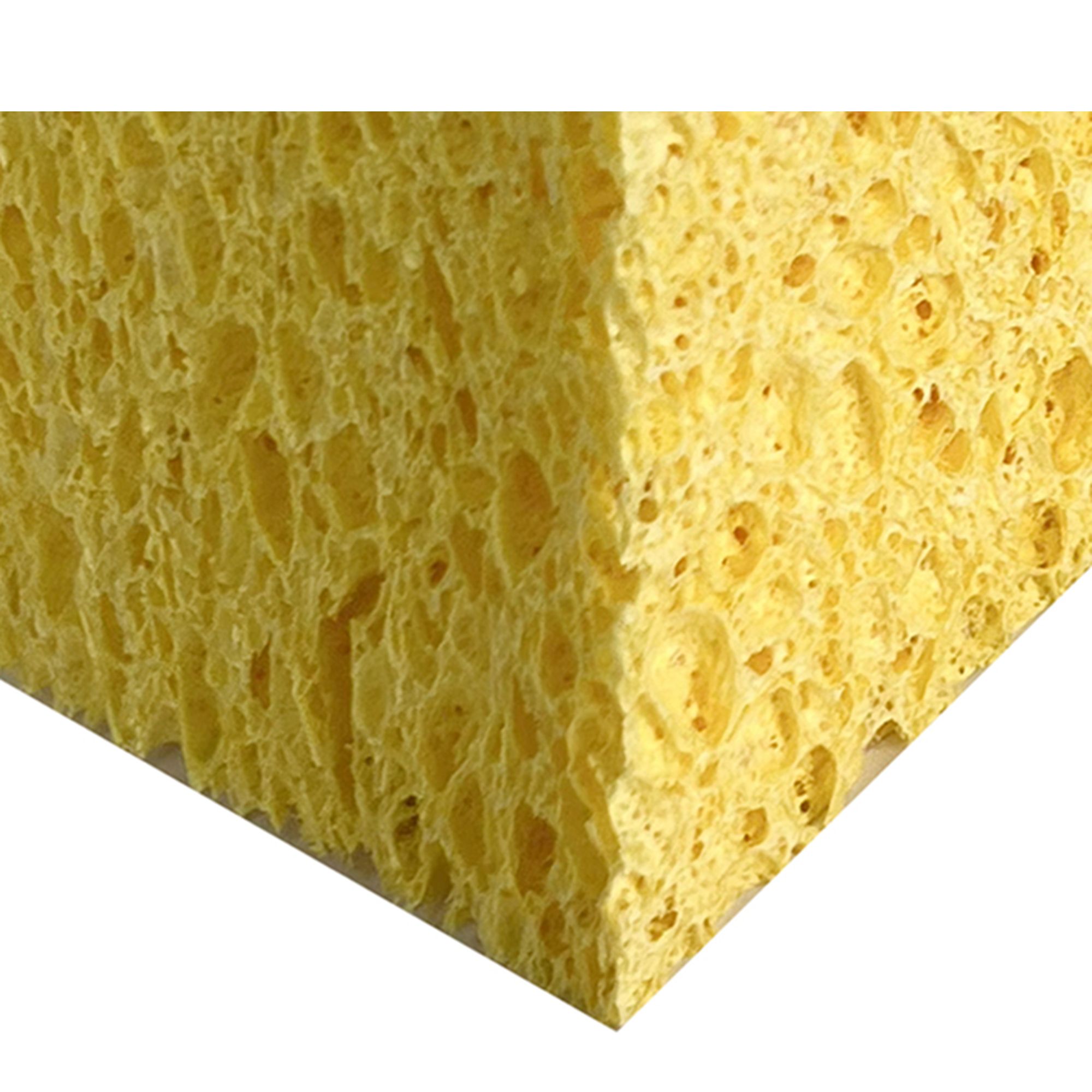 Brown Yellow Cellulose Angled Sponge