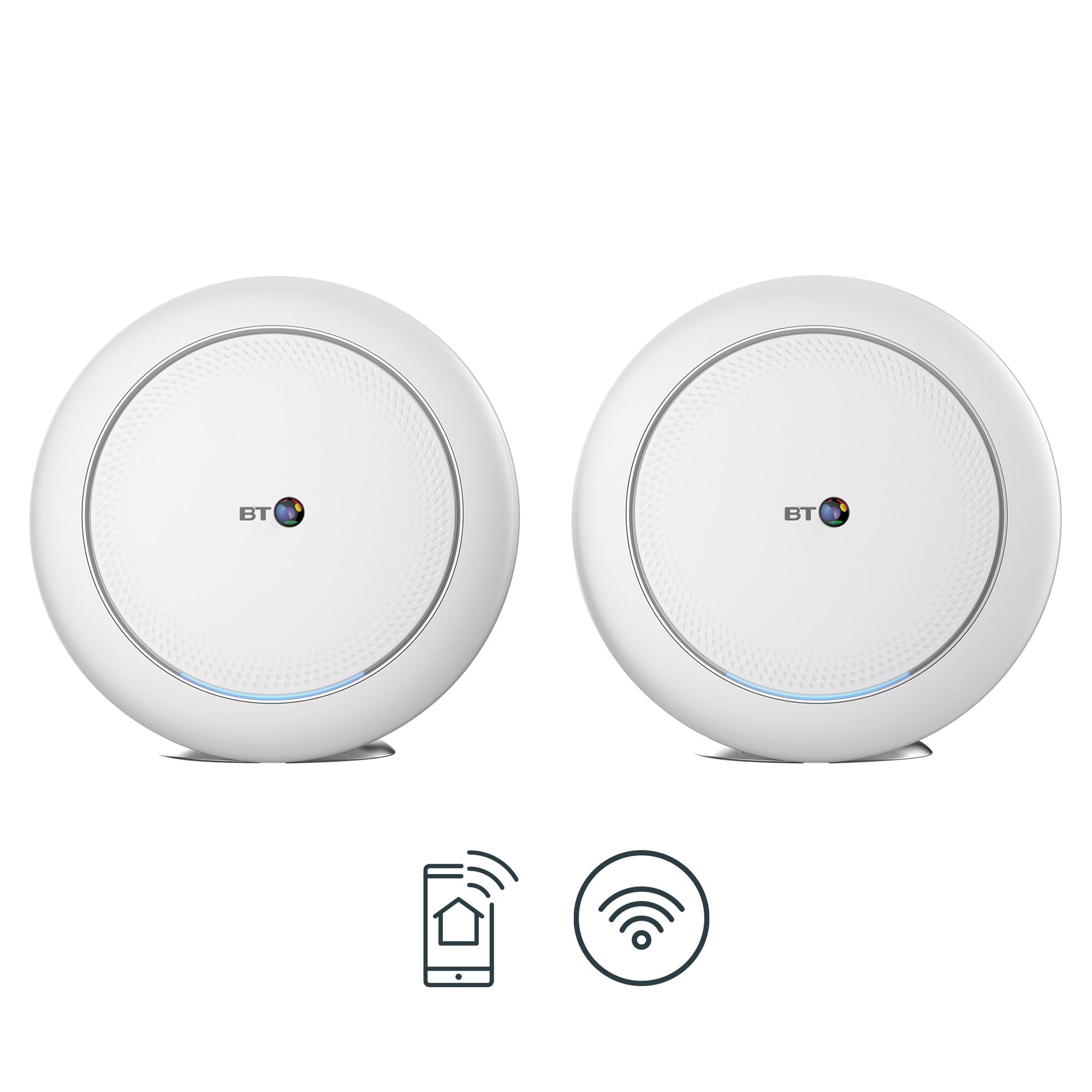 BT Premium 093592 Whole home WiFi system, Pack of 2 | DIY at B&Q