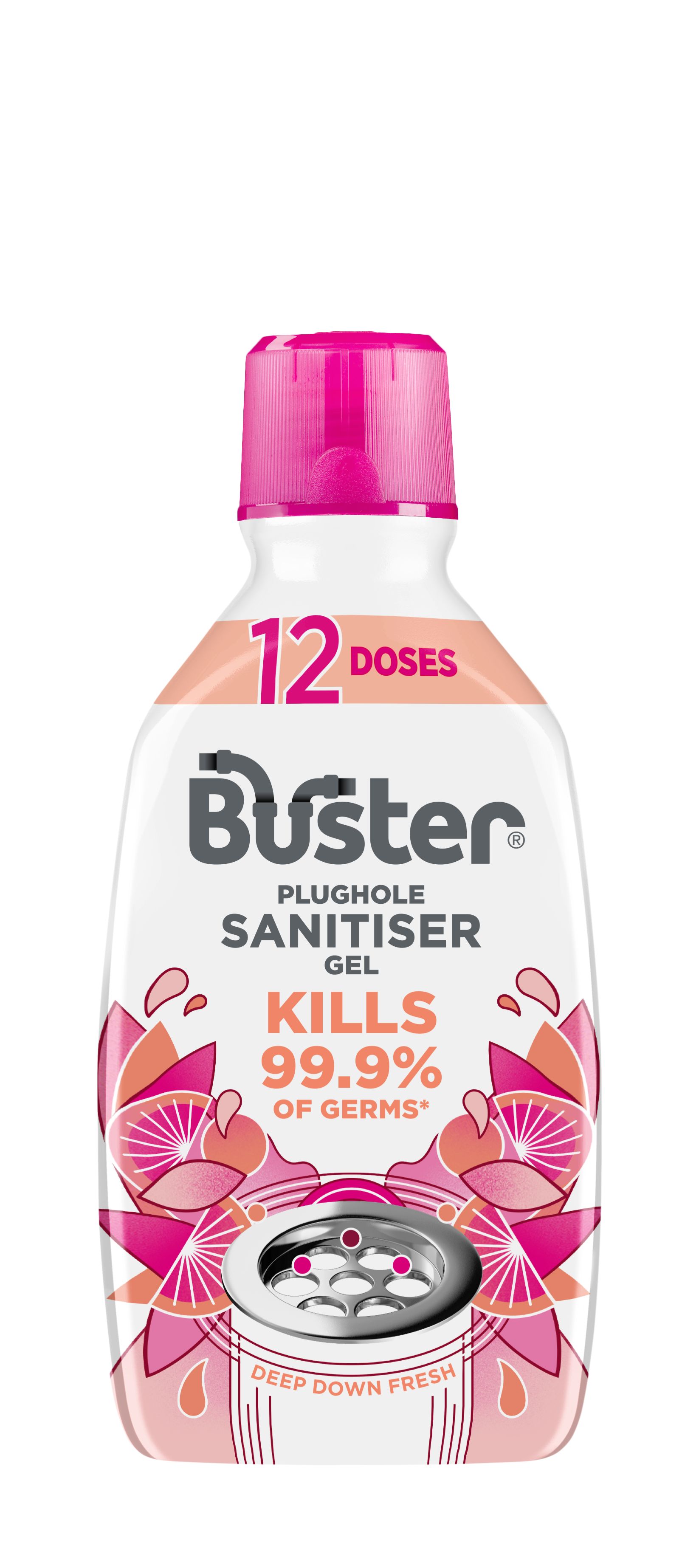 Buster Berry Plughole sanitiser 600ml