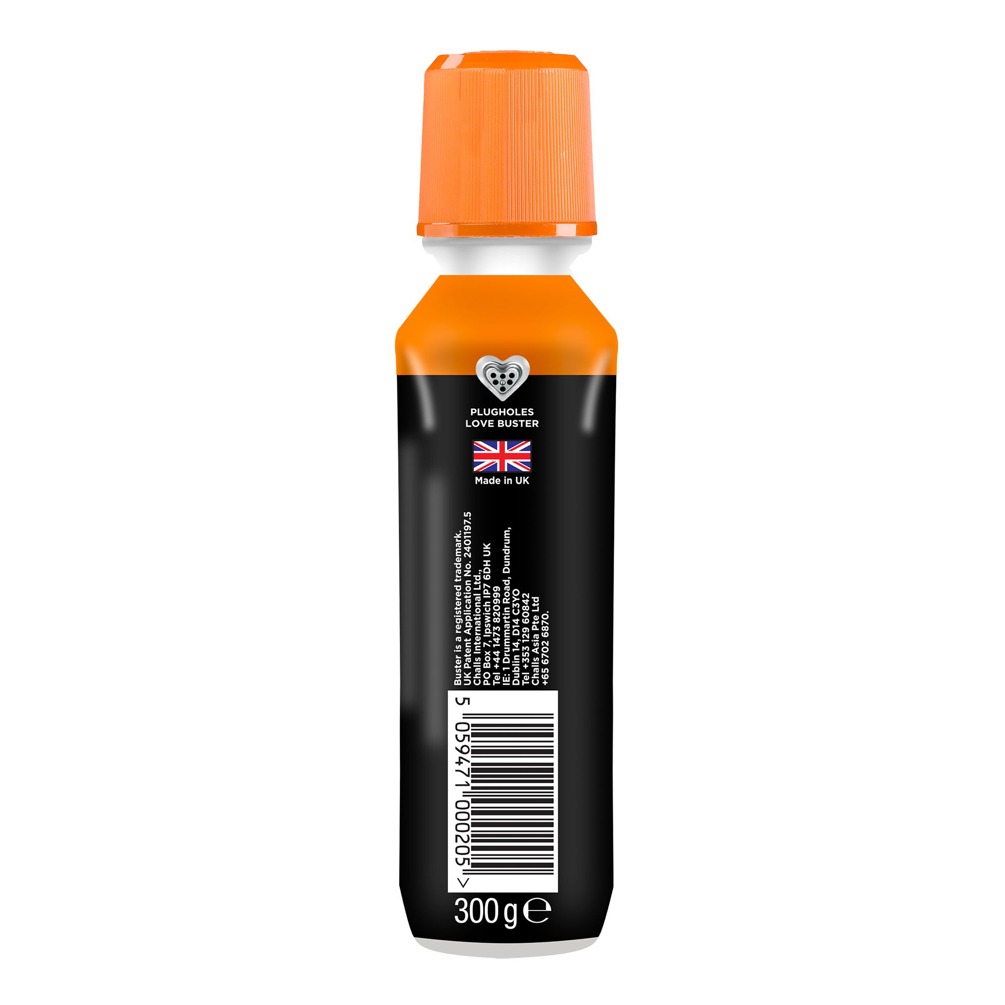 Buster Kitchen Fruity Concentrated Power Plughole unblocker Powder ...