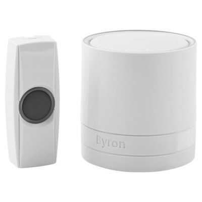 Byron White Wireless Door chime kit | DIY at B&Q
