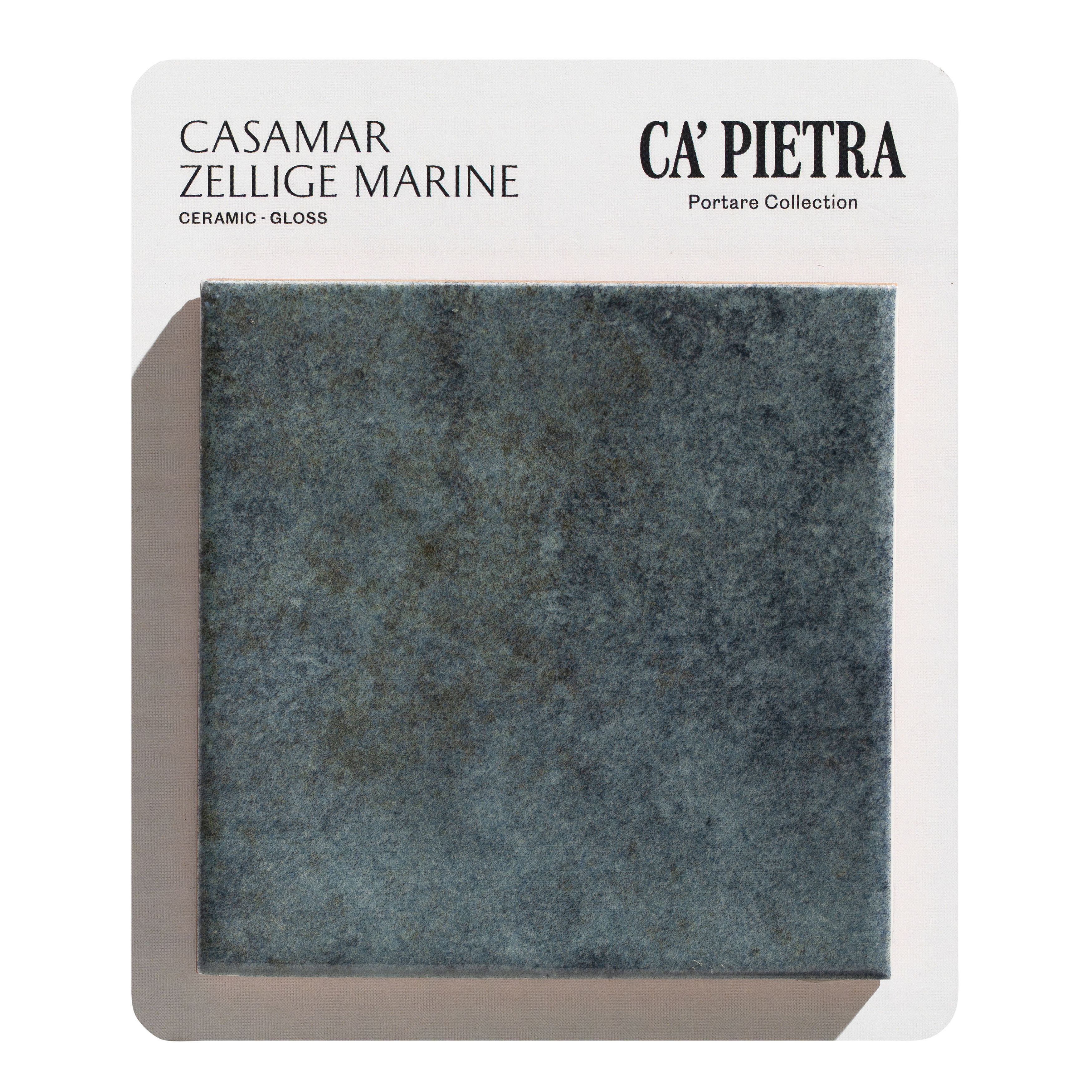 Ca’Pietra Casamar Marine Gloss Embossed Ceramic Indoor Tile Card ...