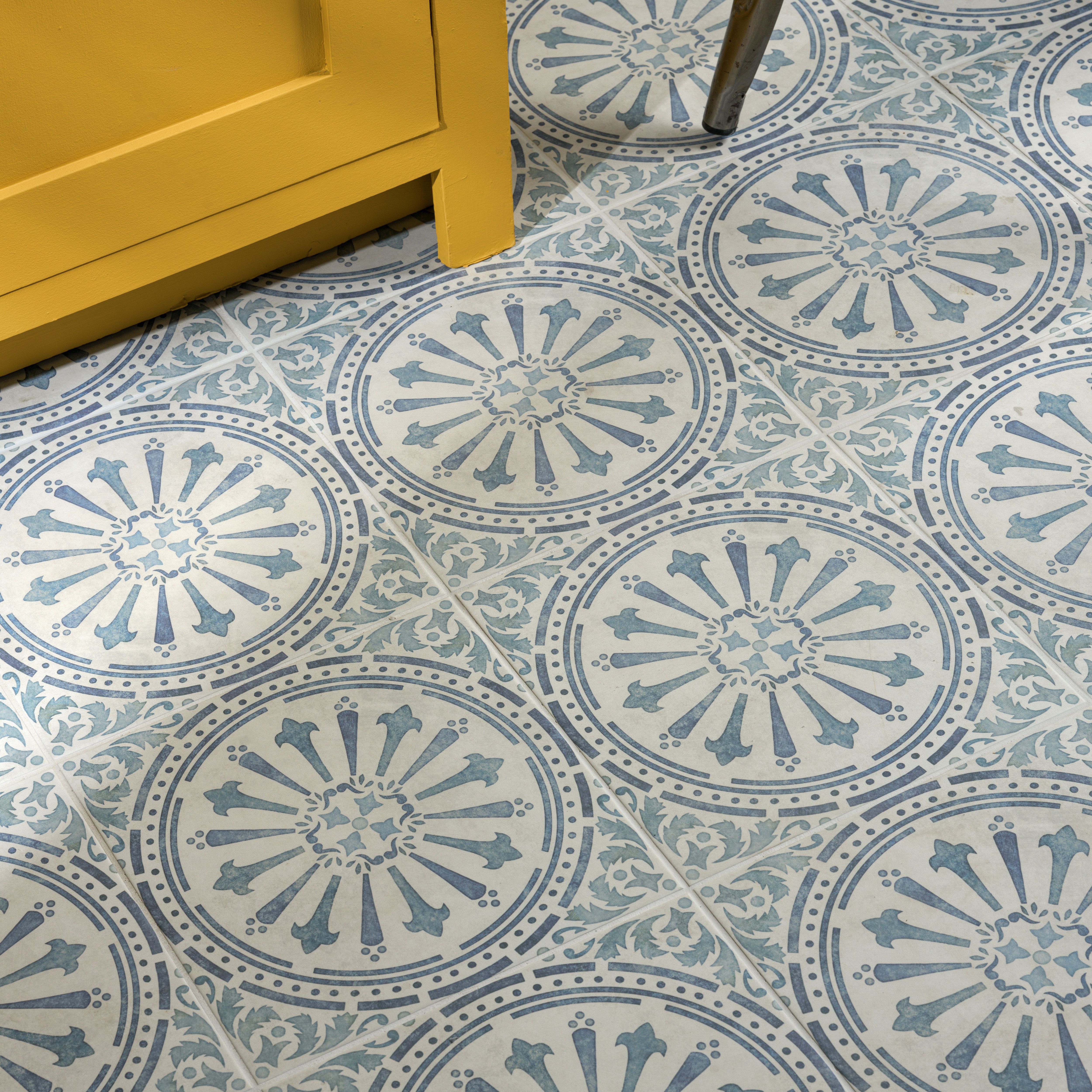 Ca’Pietra Down Town Duck Egg & White Matt Porcelain Indoor Floor & wall ...