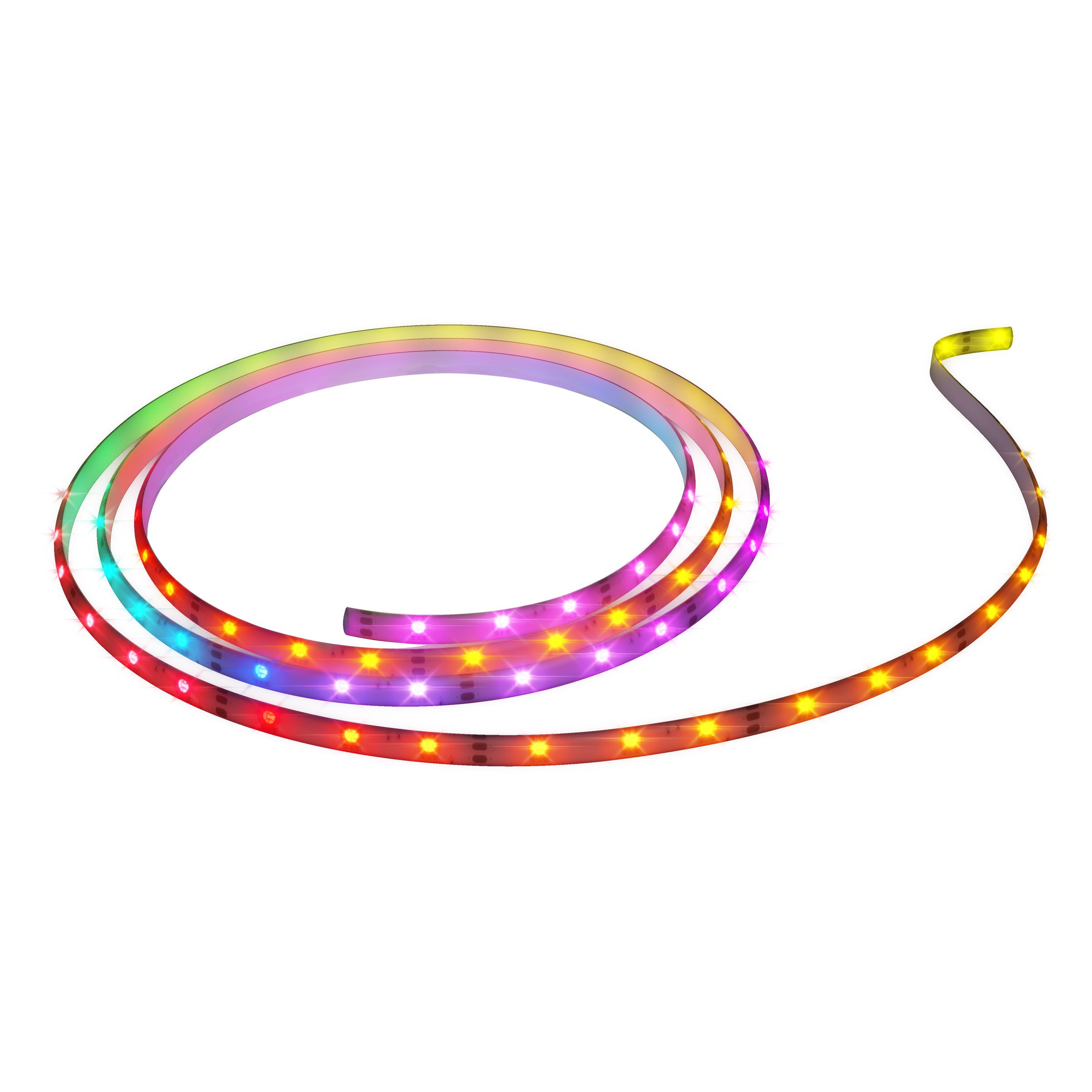 Calex Battery-powered LED Warm white & multicolour Strip light No IP ...
