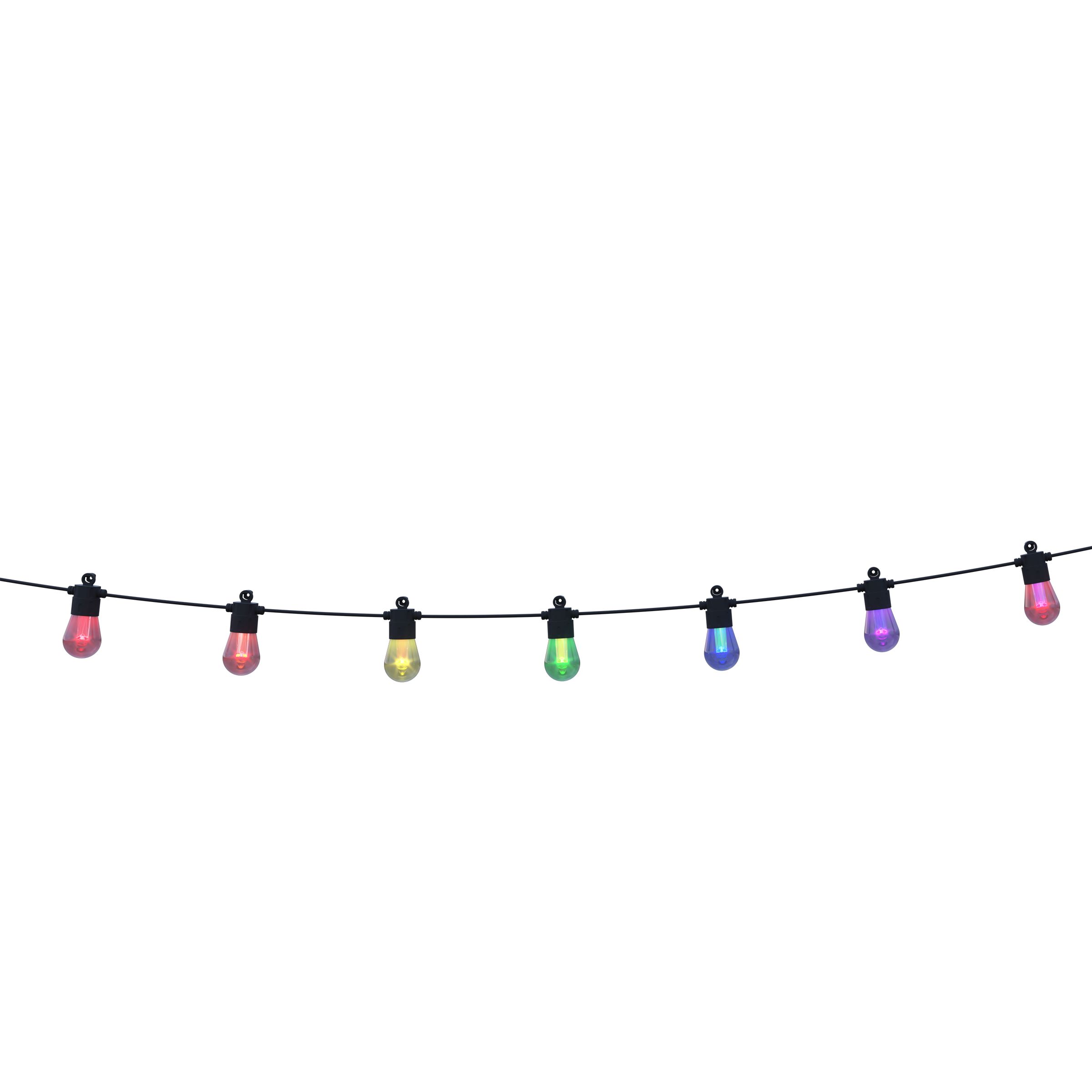 Calex Black RGB & warm white to cool white 10 Integrated LED Indoor ...