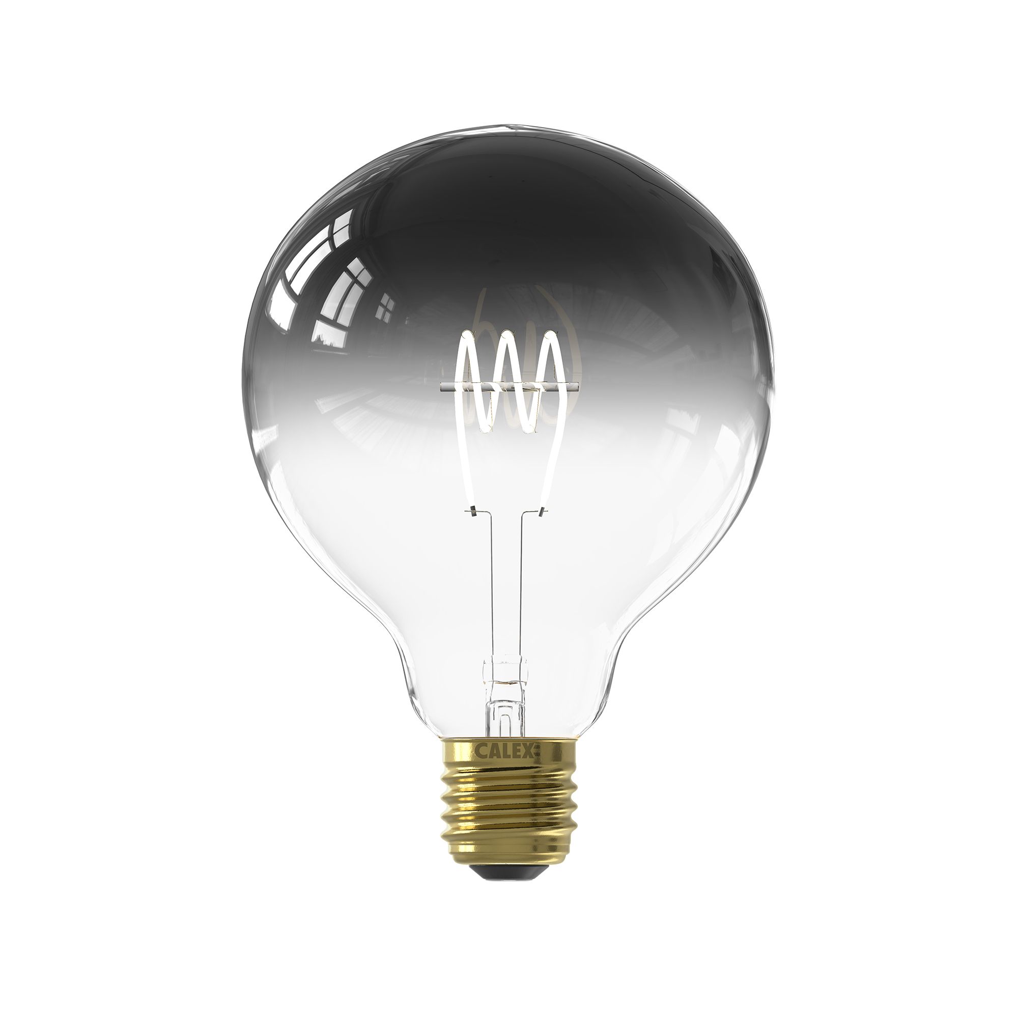 CALEX Colors Nora 3W 80lm Grey gradient Globe Extra warm white LED ...