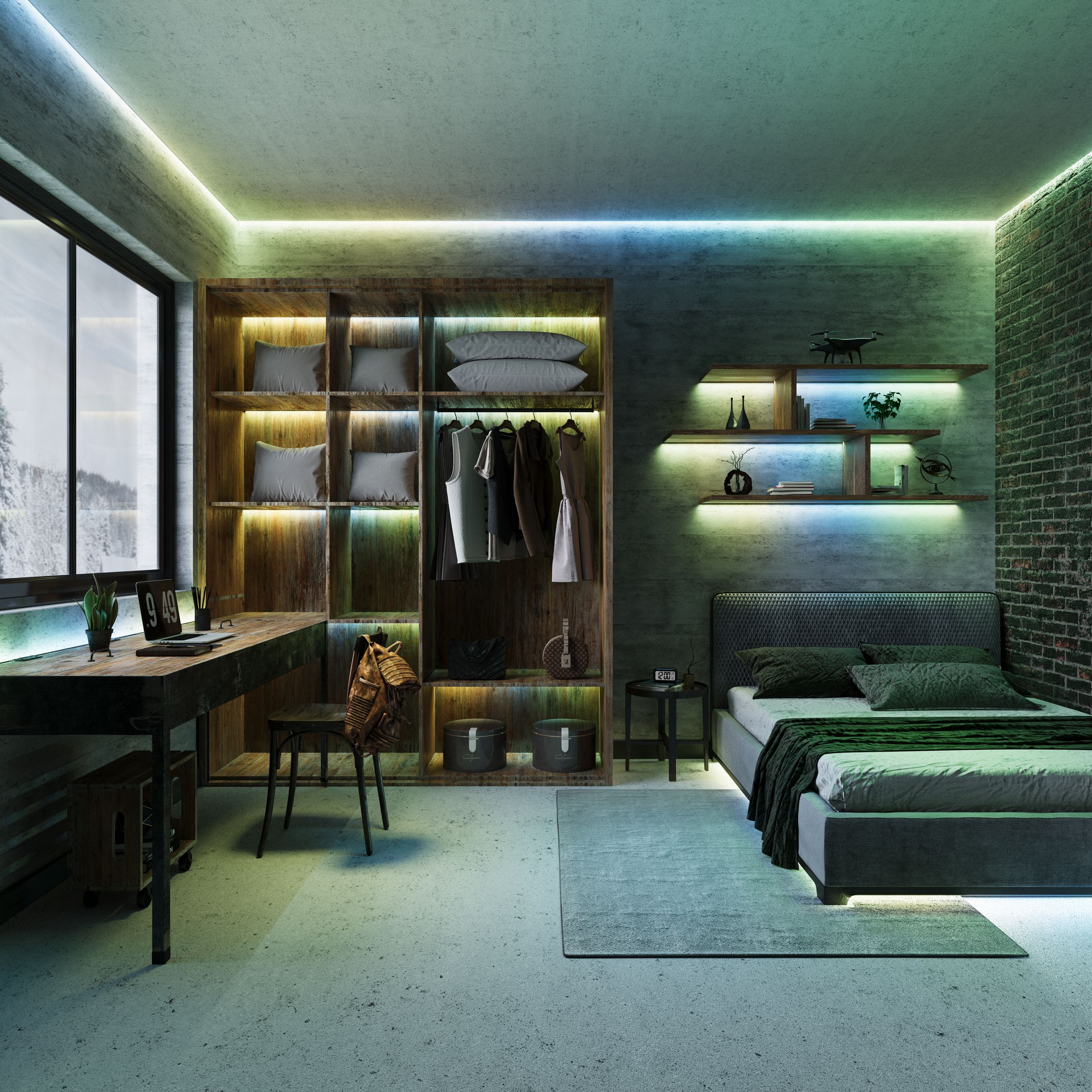 CALEX Vibey Edge Mains-powered LED Tunable white Strip light IP20 ...