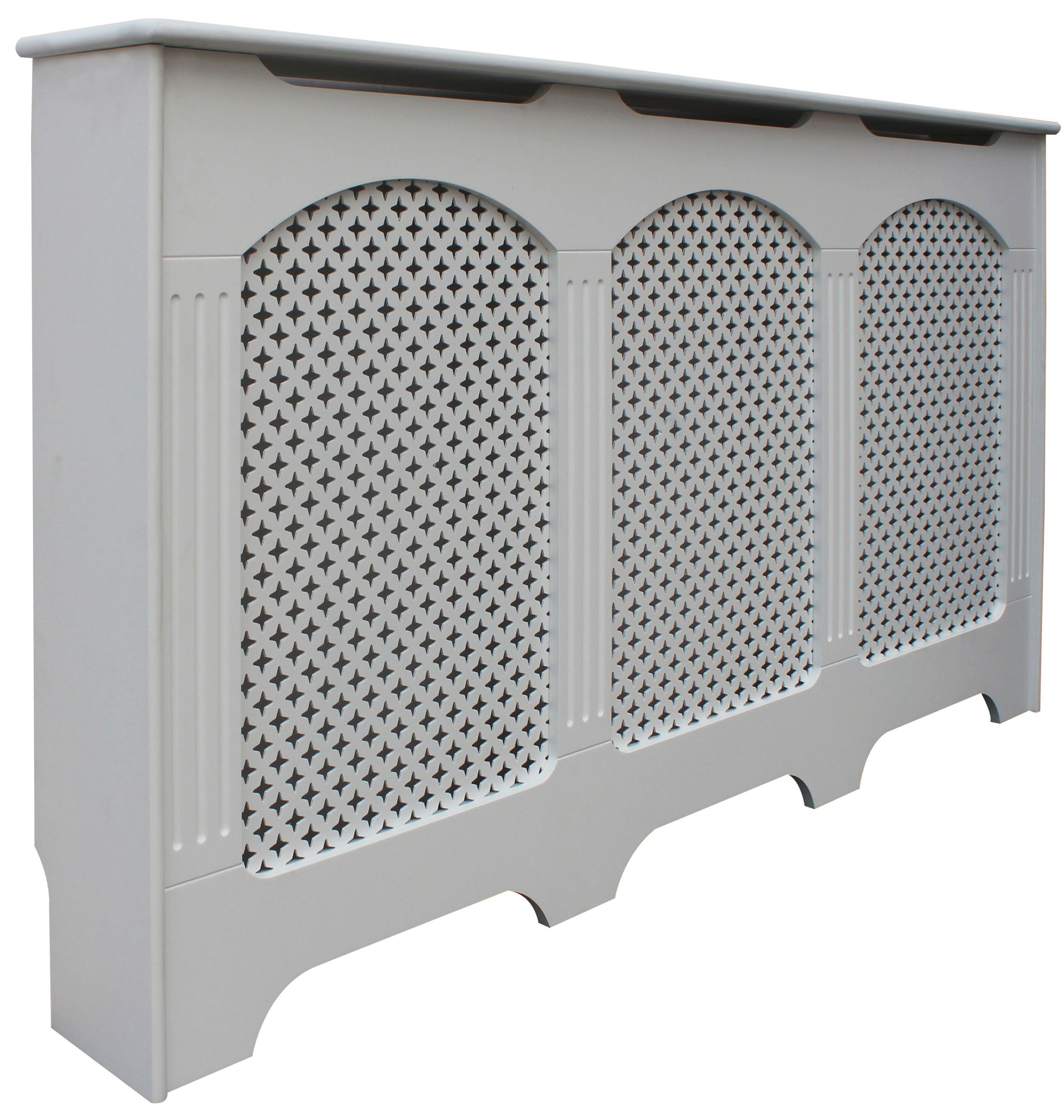 Cambridge Large White Traditional Radiator cover 900mm(H) 1710mm(W ...