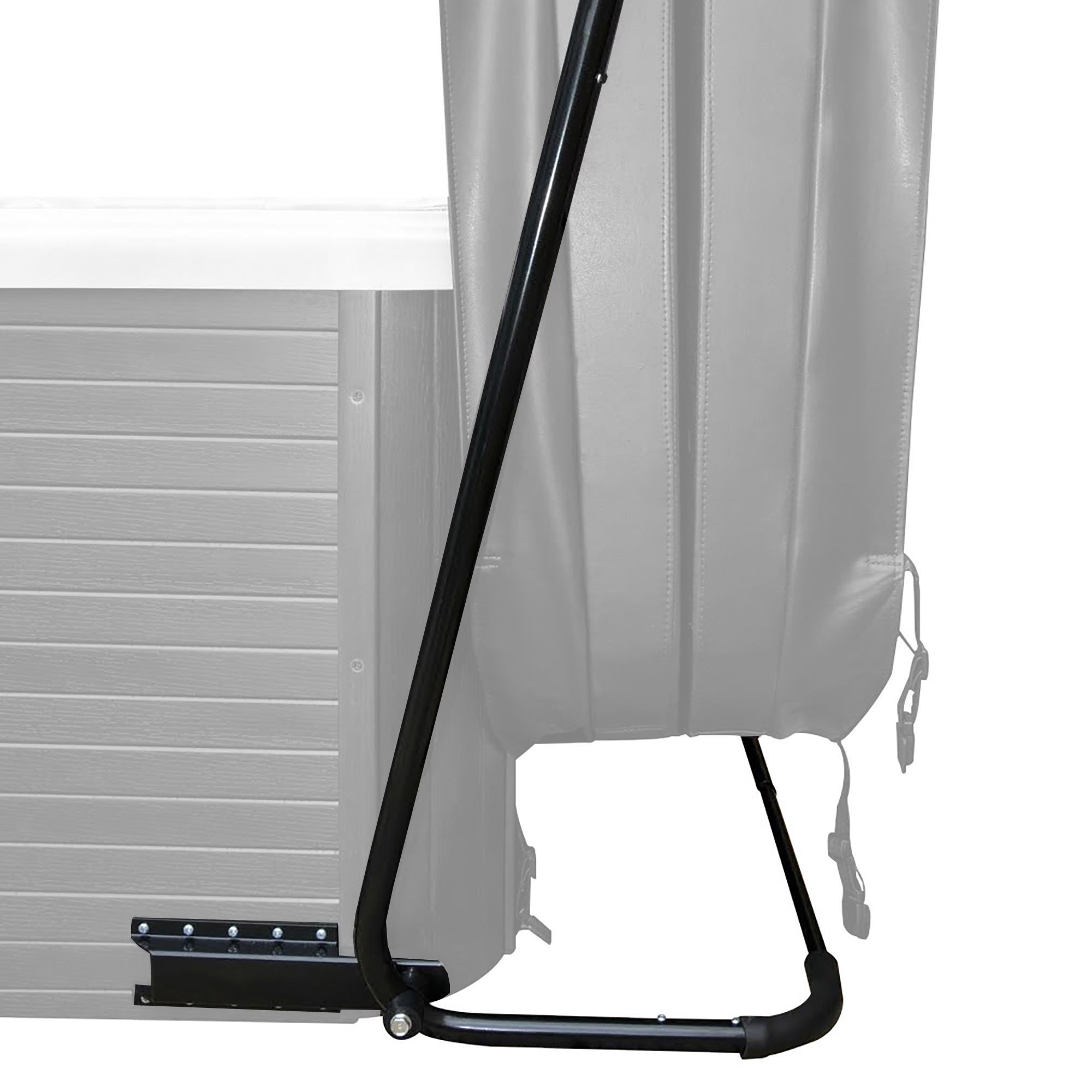 Canadian Spa Company Black Bottom mount Cover lifter