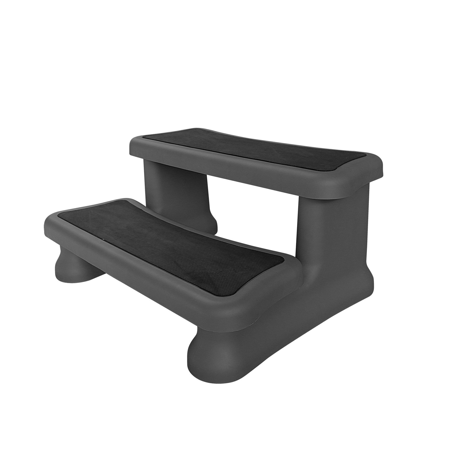 Canadian Spa Company Black Plastic Steps (D)77cm (H)39cm