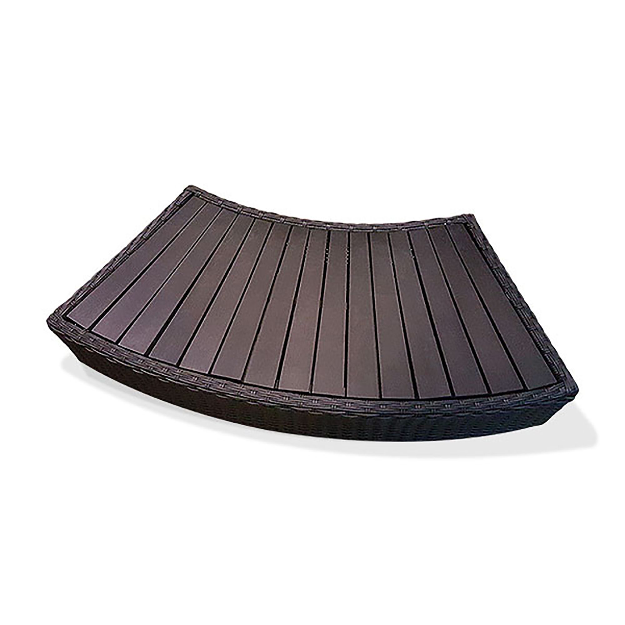 Canadian Spa Company Black Rattan Round Steps (D)57cm (H)2cm