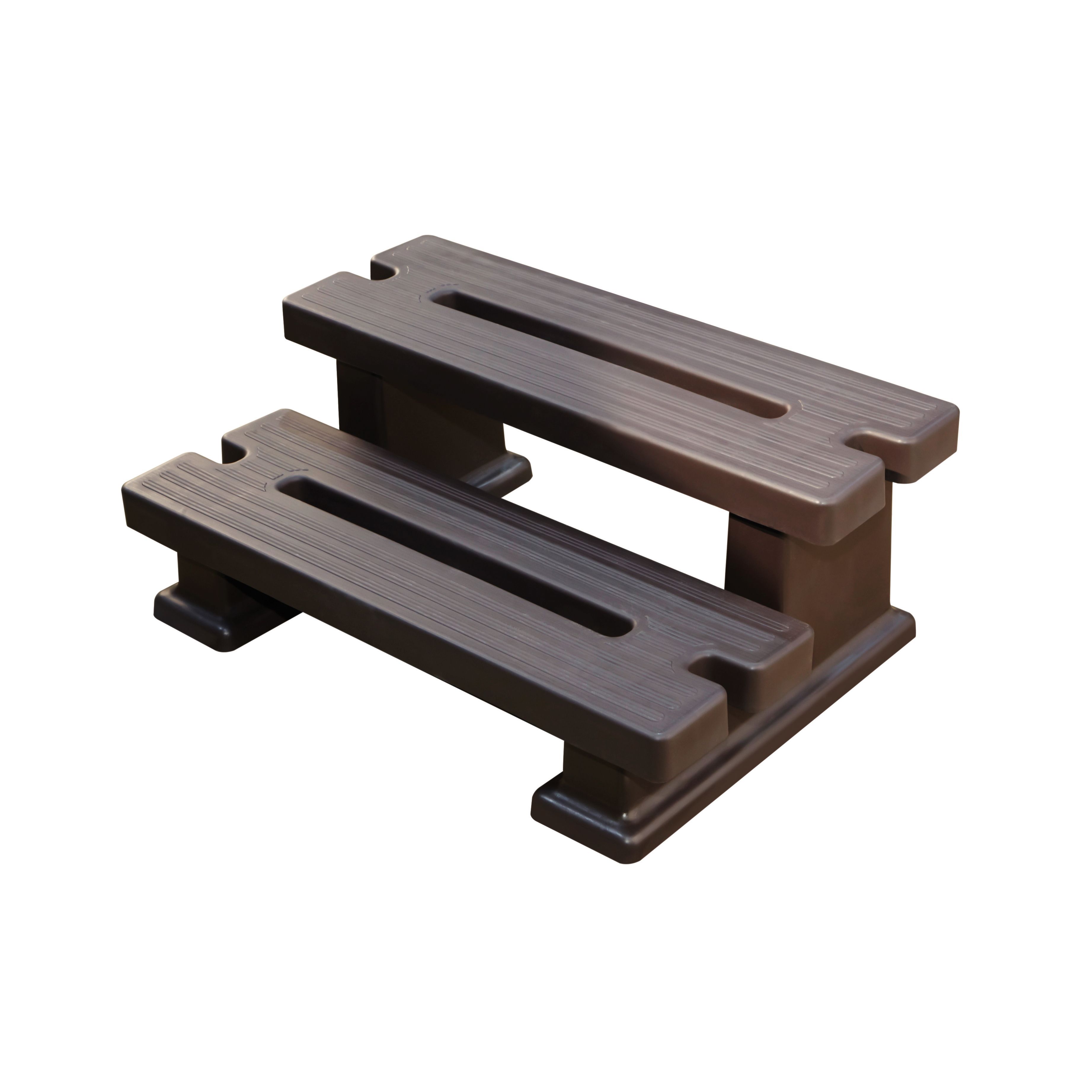 Canadian Spa Company Coffee Plastic Rectangular Steps (D) 35cm x (H) 28cm