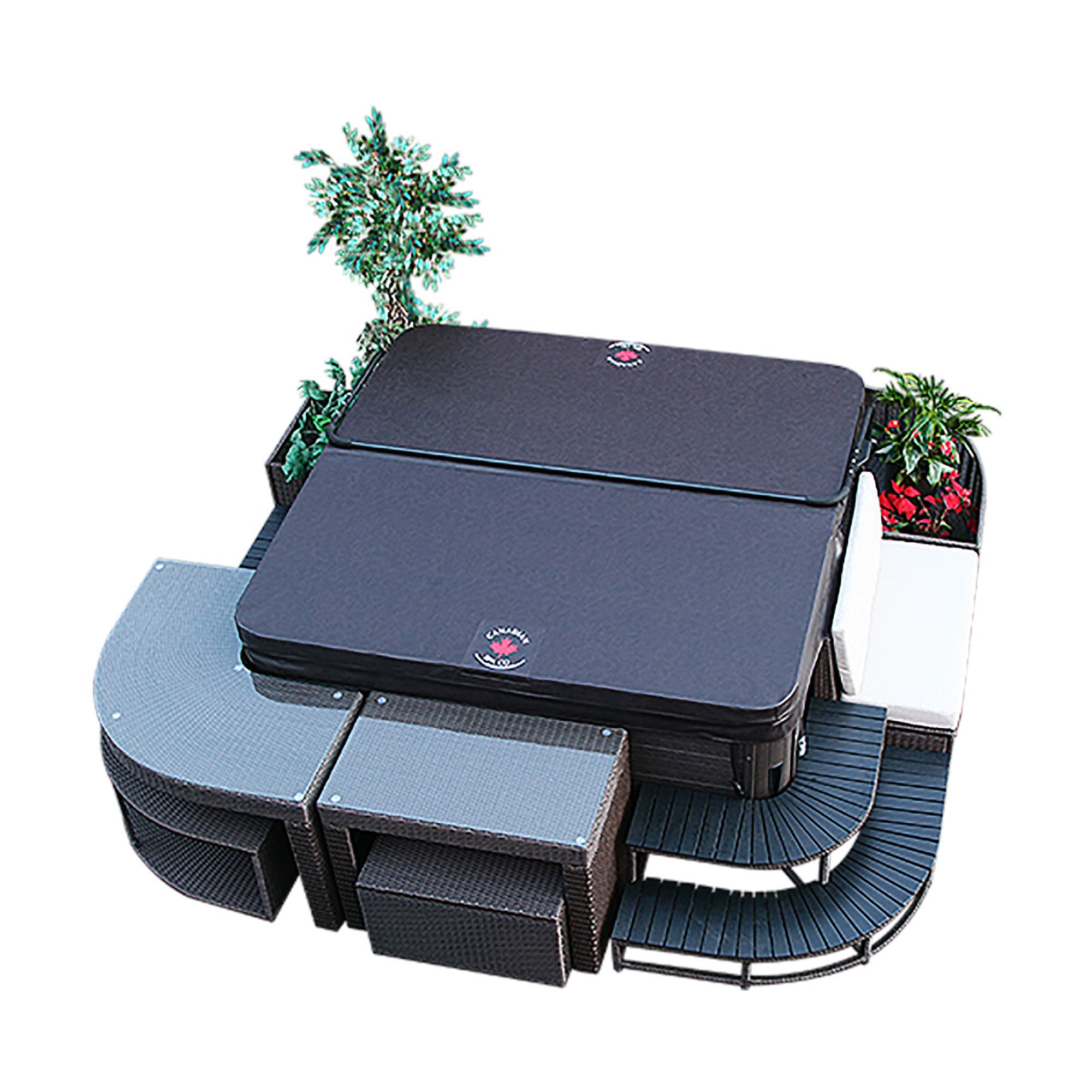 Canadian Spa Company Corner steps | DIY at B&Q