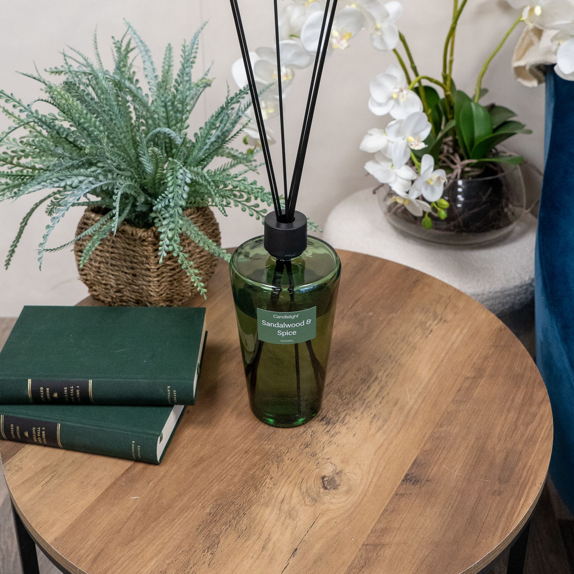 Candlelight Green Sandlewood Spice Reed diffuser, 1000ml