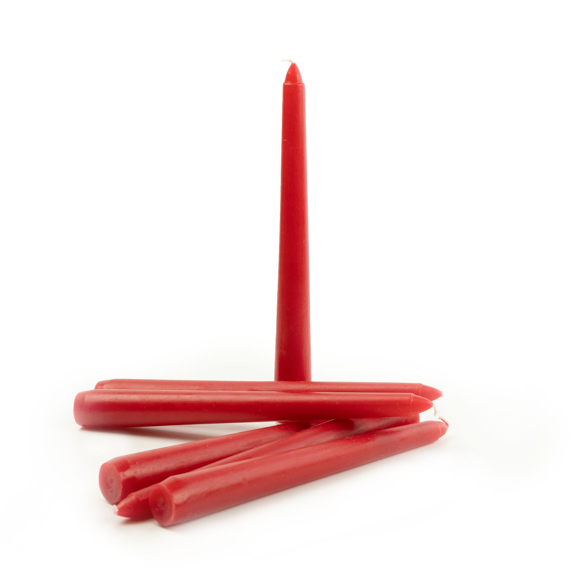 Candlelight Red Dinner candle 0.28g, Pack of 6 | DIY at B&Q