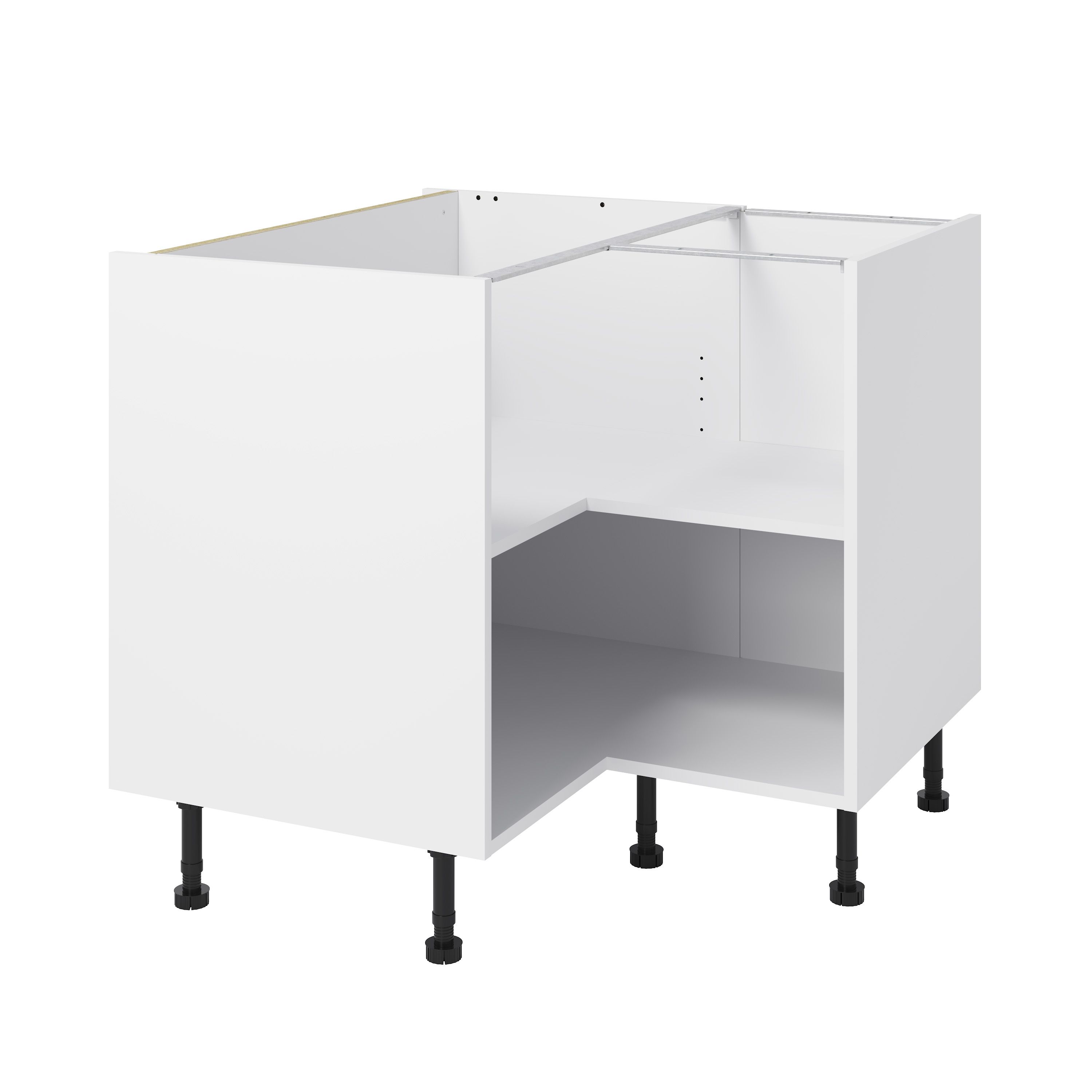 Caraway White Corner Base unit, (W)930mm | DIY at B&Q
