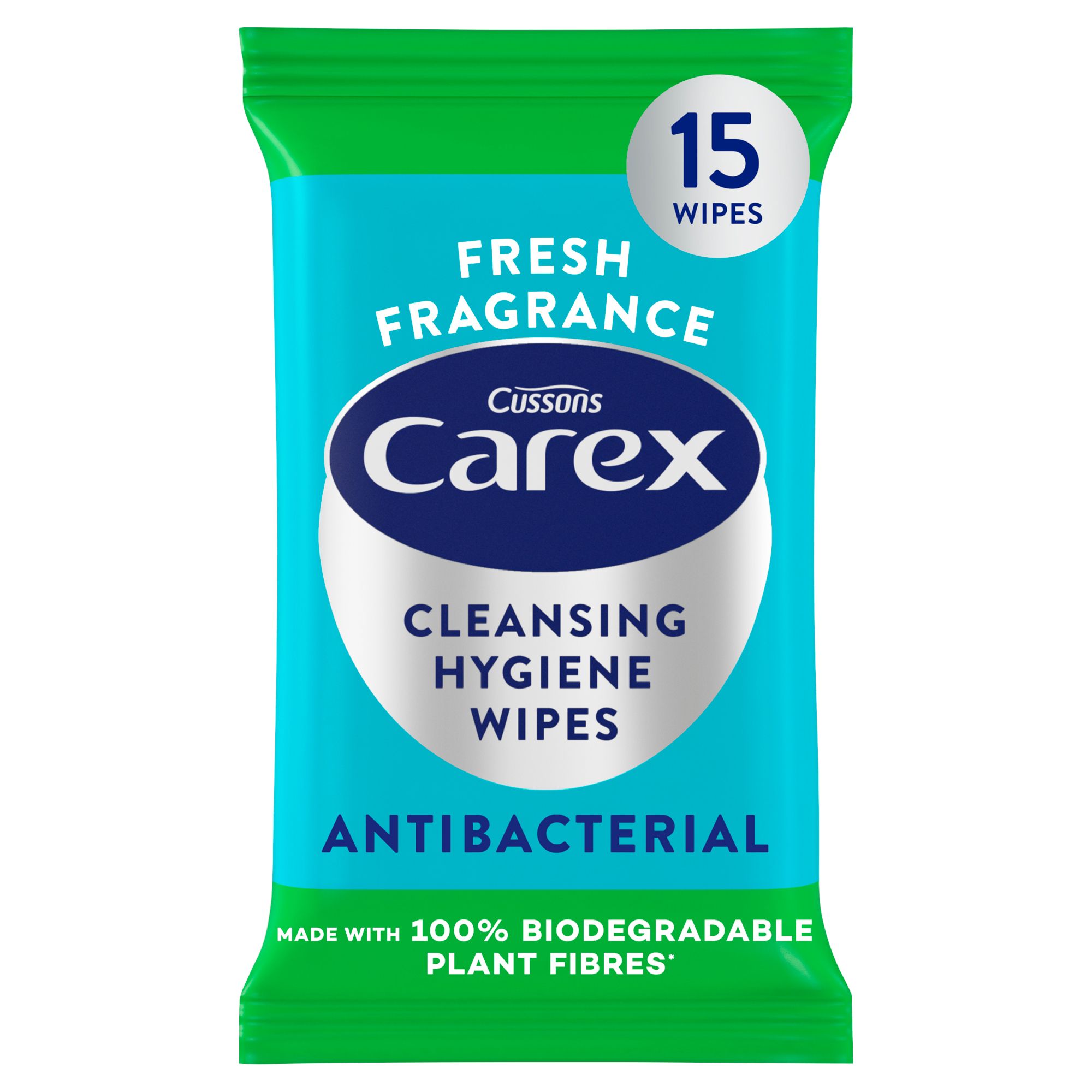 Carex Fresh Anti-bacterial Biodegradable Hand wipes