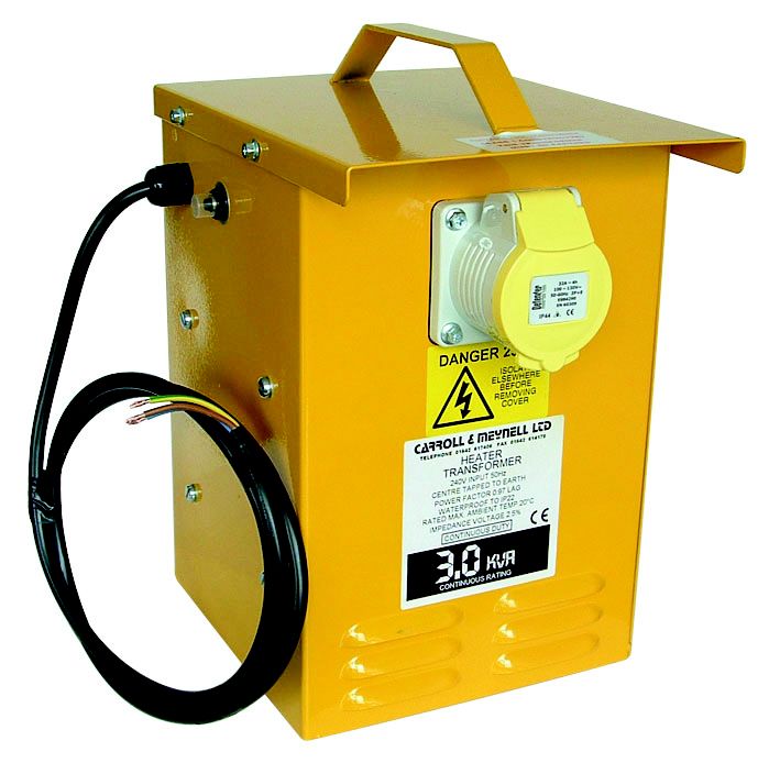 Carroll & Meynell Yellow 3000VA Site transformer | DIY at B&Q