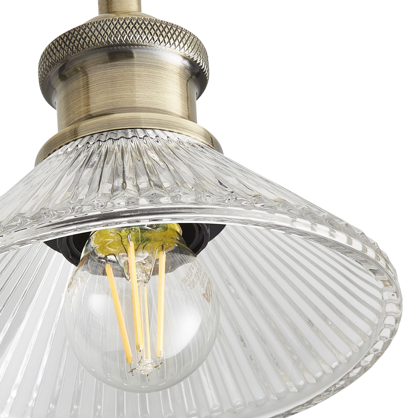 Cascade Matt Antique brass effect 4 Light Spotlight