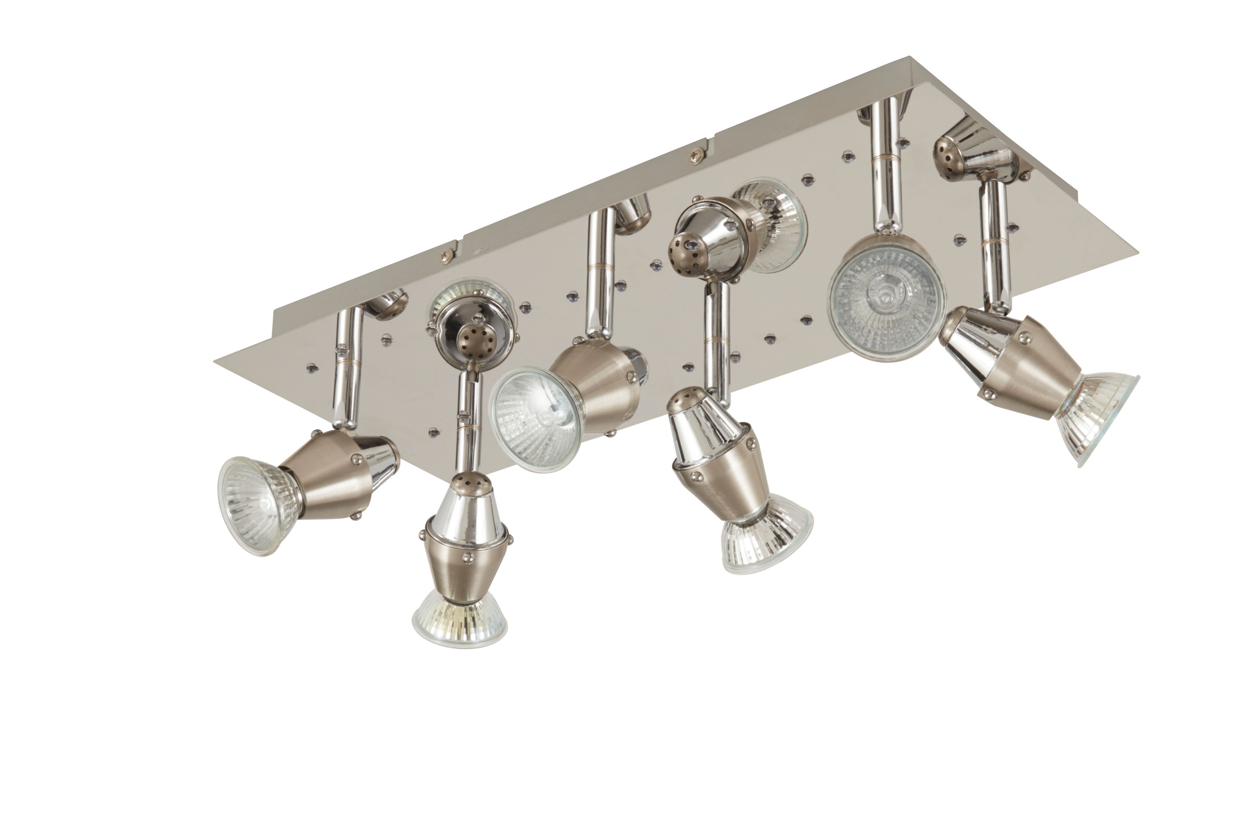 Ceraon Chrome effect 6 Light Spotlight