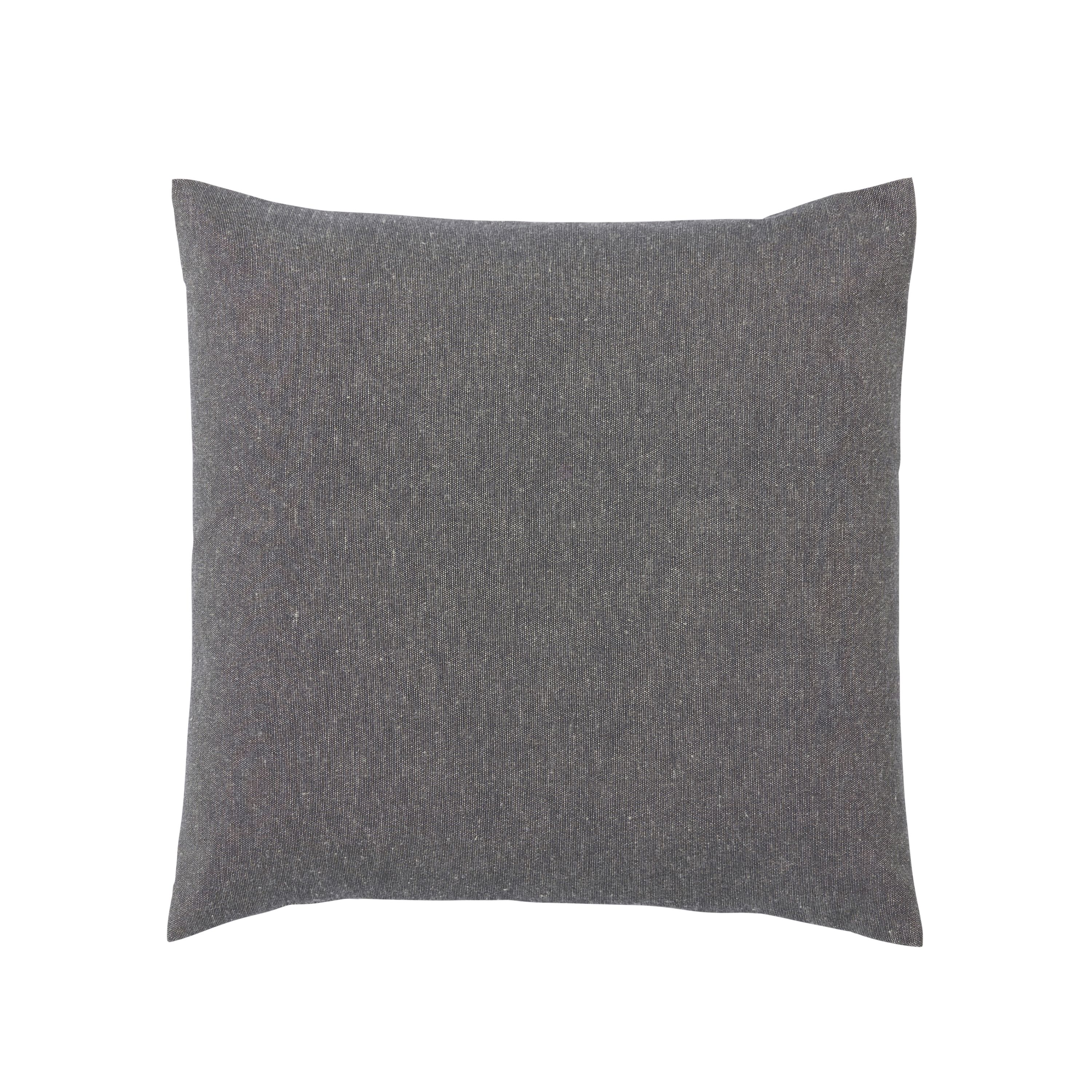 Chambray Grey Plain Indoor Cushion (L)35cm x (W)35cm | DIY at B&Q