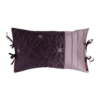 Chartwell Amy Plum Floral Cushion, (L)30cm x (W)50cm