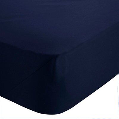 Chartwell Navy Single Fitted sheet