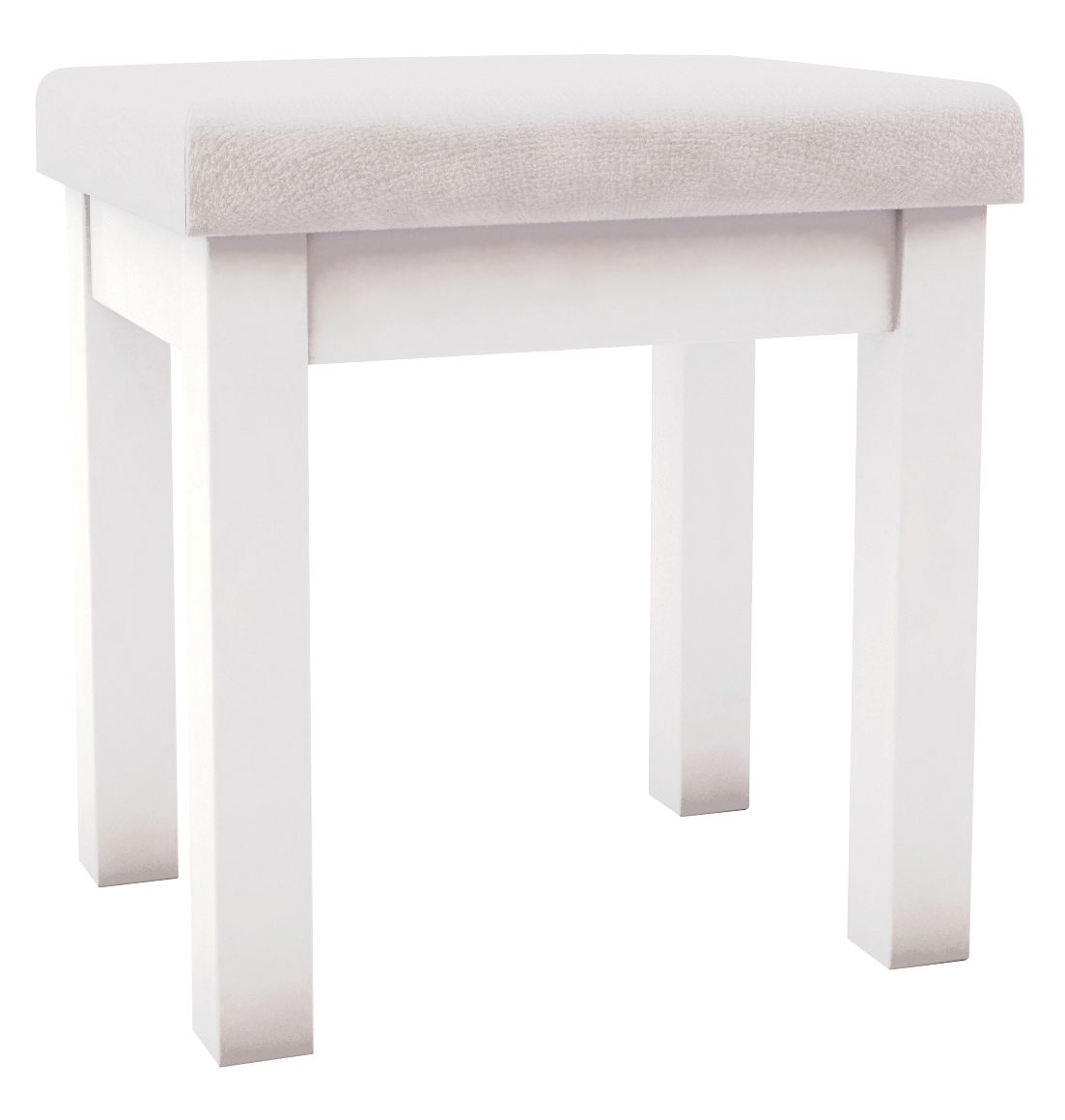 Chasewood White Ready assembled Dressing table stool | DIY at B&Q