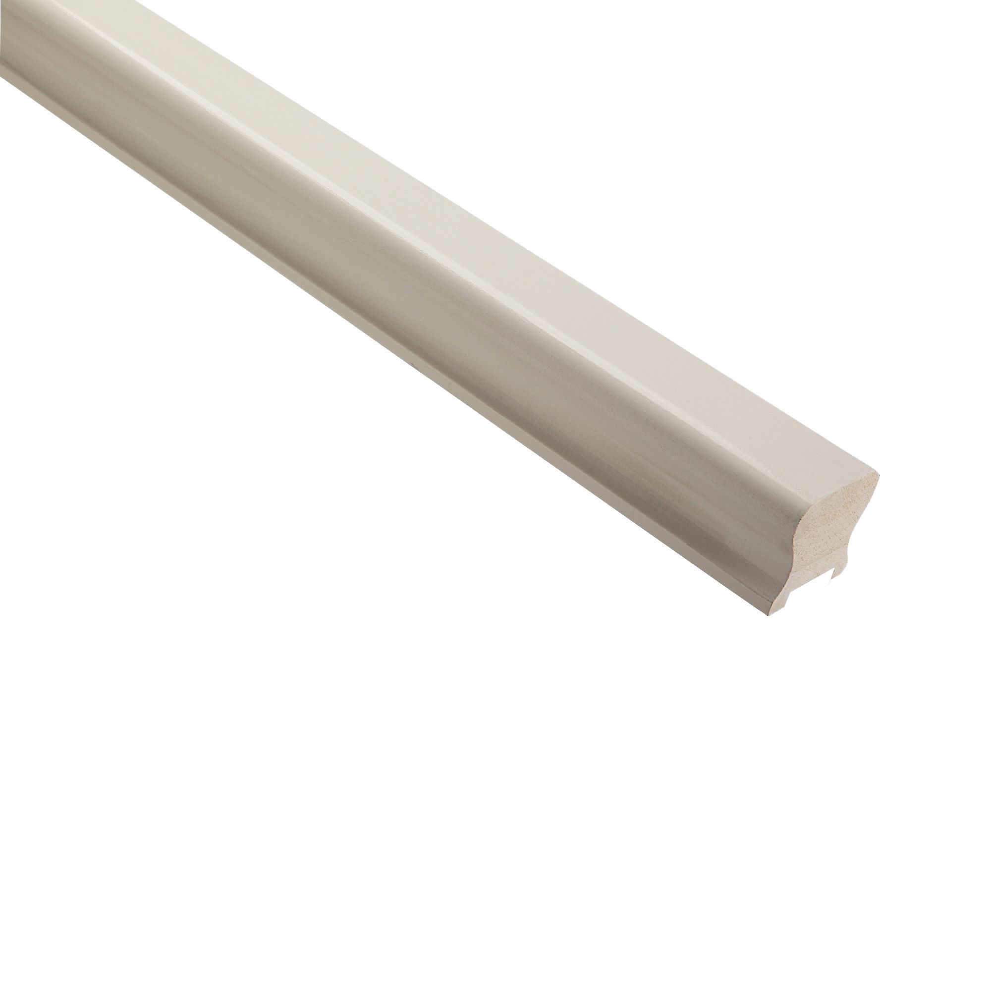 Cheshire Mouldings Colonial White Pine Grooved 32mm Heavy handrail, (L ...