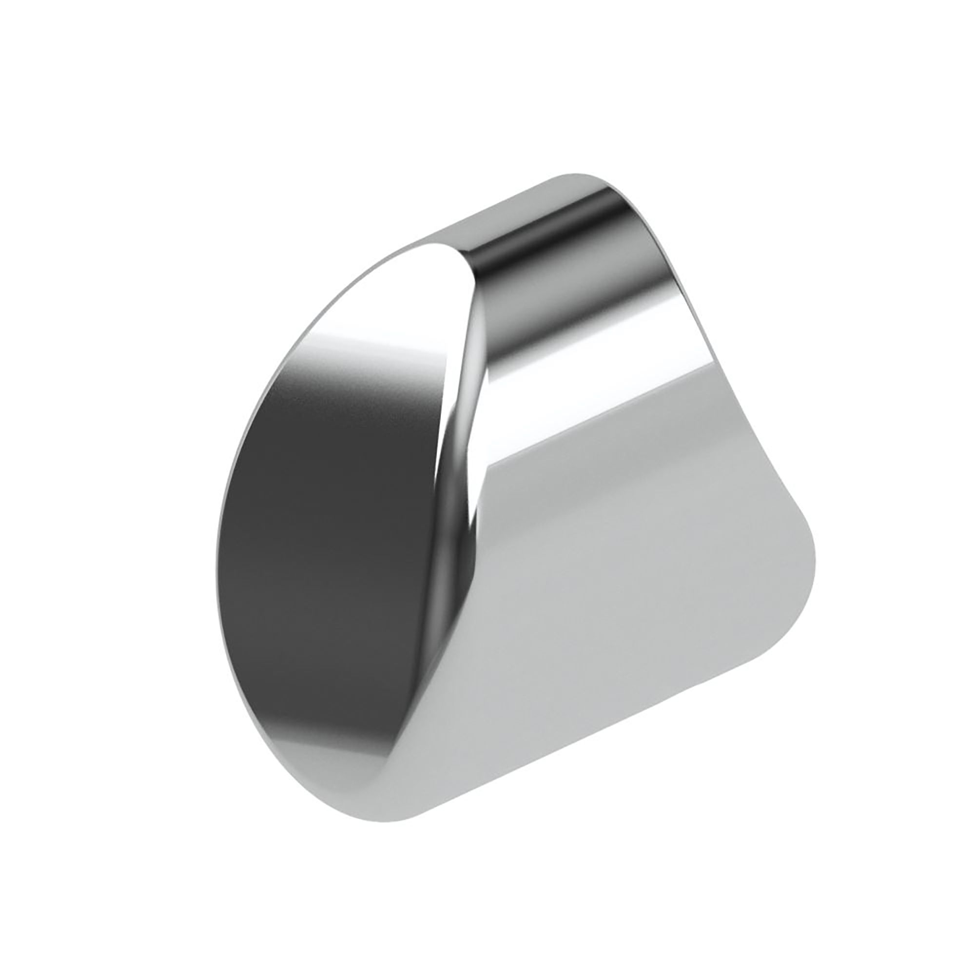 Cheshire Mouldings Mopstick Polished Chrome Metal Handrail end cap (L ...