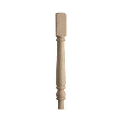 Cheshire Mouldings Oak Half spigot newel post Newel post (H)725mm (W ...